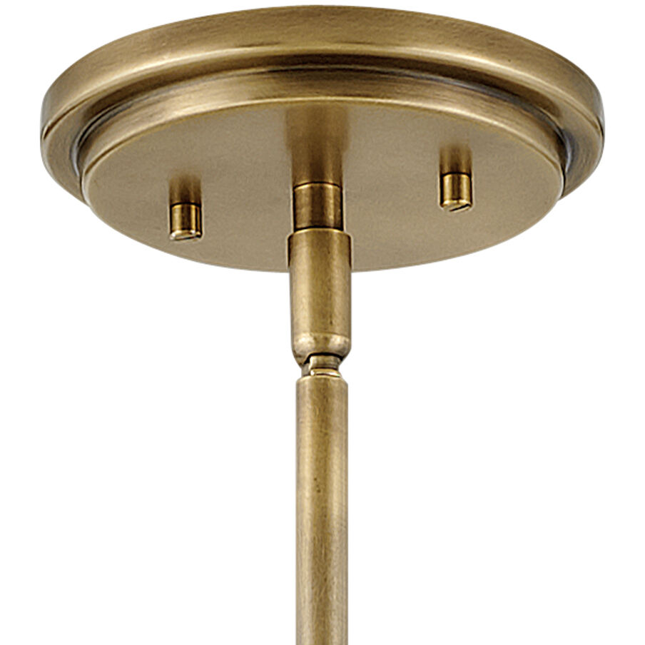 Hinkley 3487HB Argo LED 14 inch Heritage Brass Indoor Pendant Ceiling Light