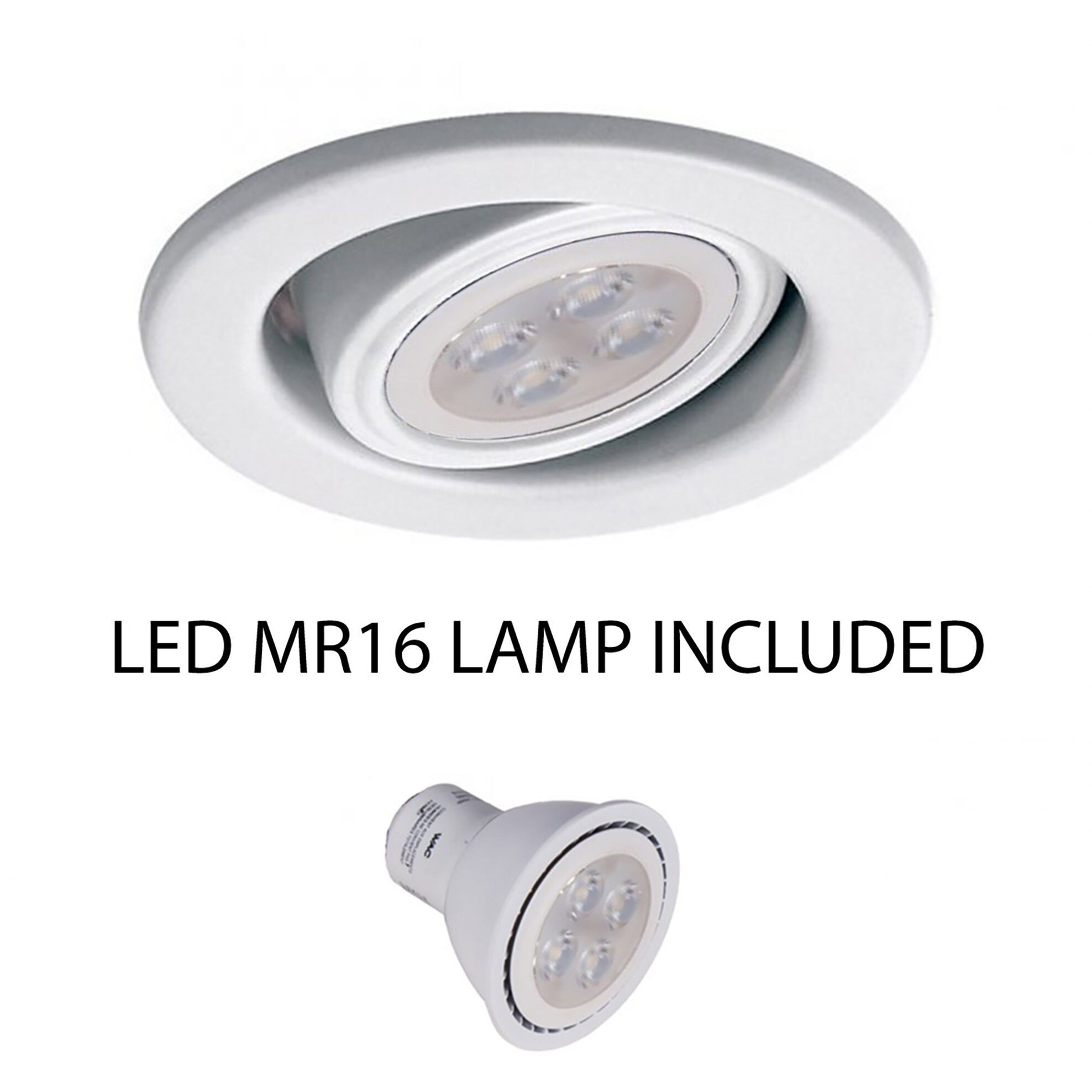 WAC Lighting HR-837LED-WT 2.5 LOW Volt GY5.3 White Recessed Lighting in LED