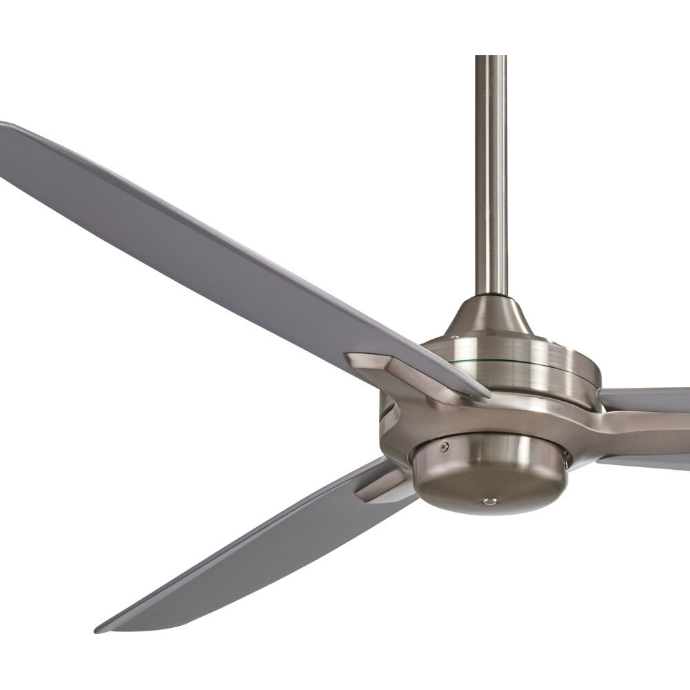 Minka-Aire F727-BN/SL Rudolph 52 inch Brushed Nickel/Silver with Silver ...