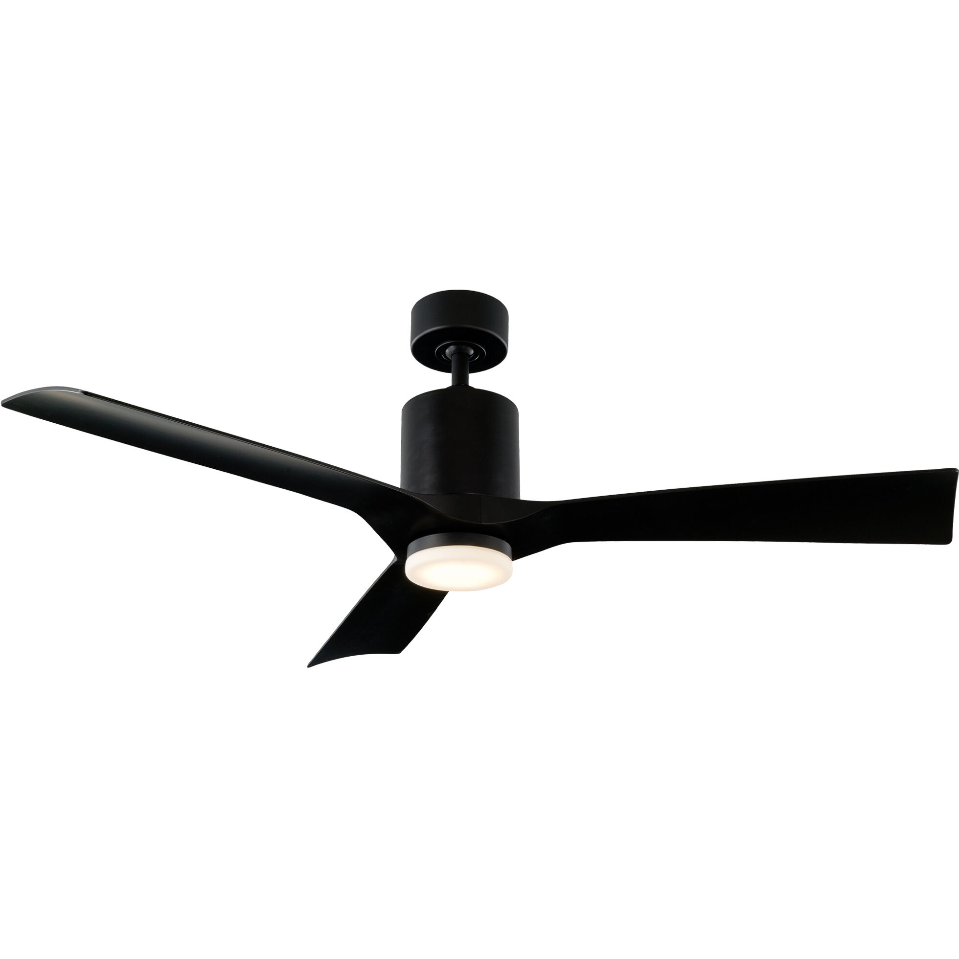 Modern Forms FR-W1811-54-MB Aviator 54 inch Matte Black Downrod Ceiling Fan