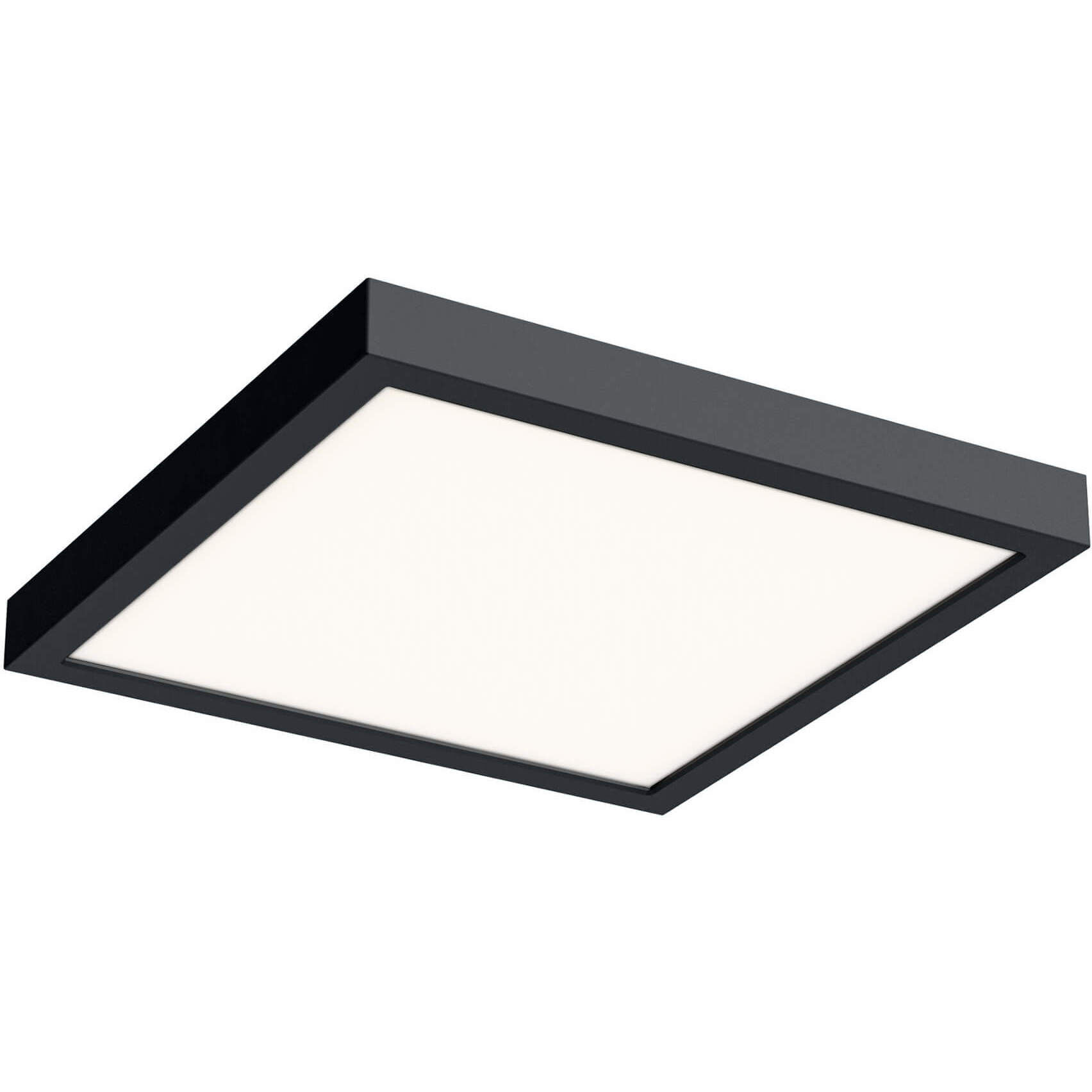 Delta LED 14 inch Black Flushmount Ceiling Light, Indoor/Outdoor