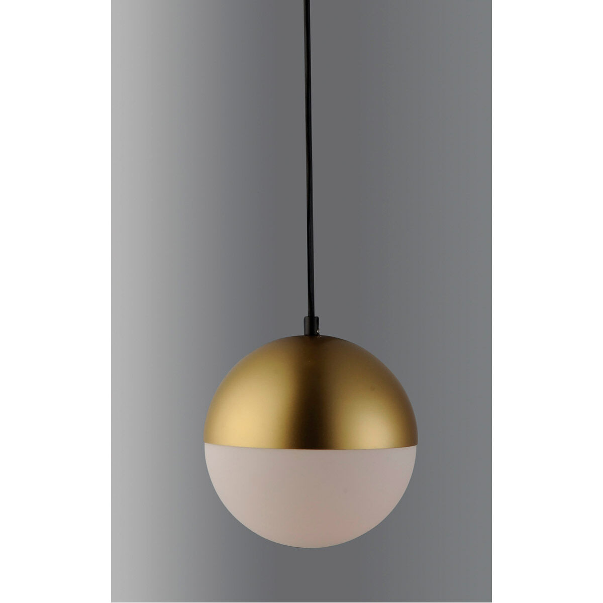 ET2 E20366-92MG Half Moon LED 11.75 inch Metallic Gold Single Pendant ...