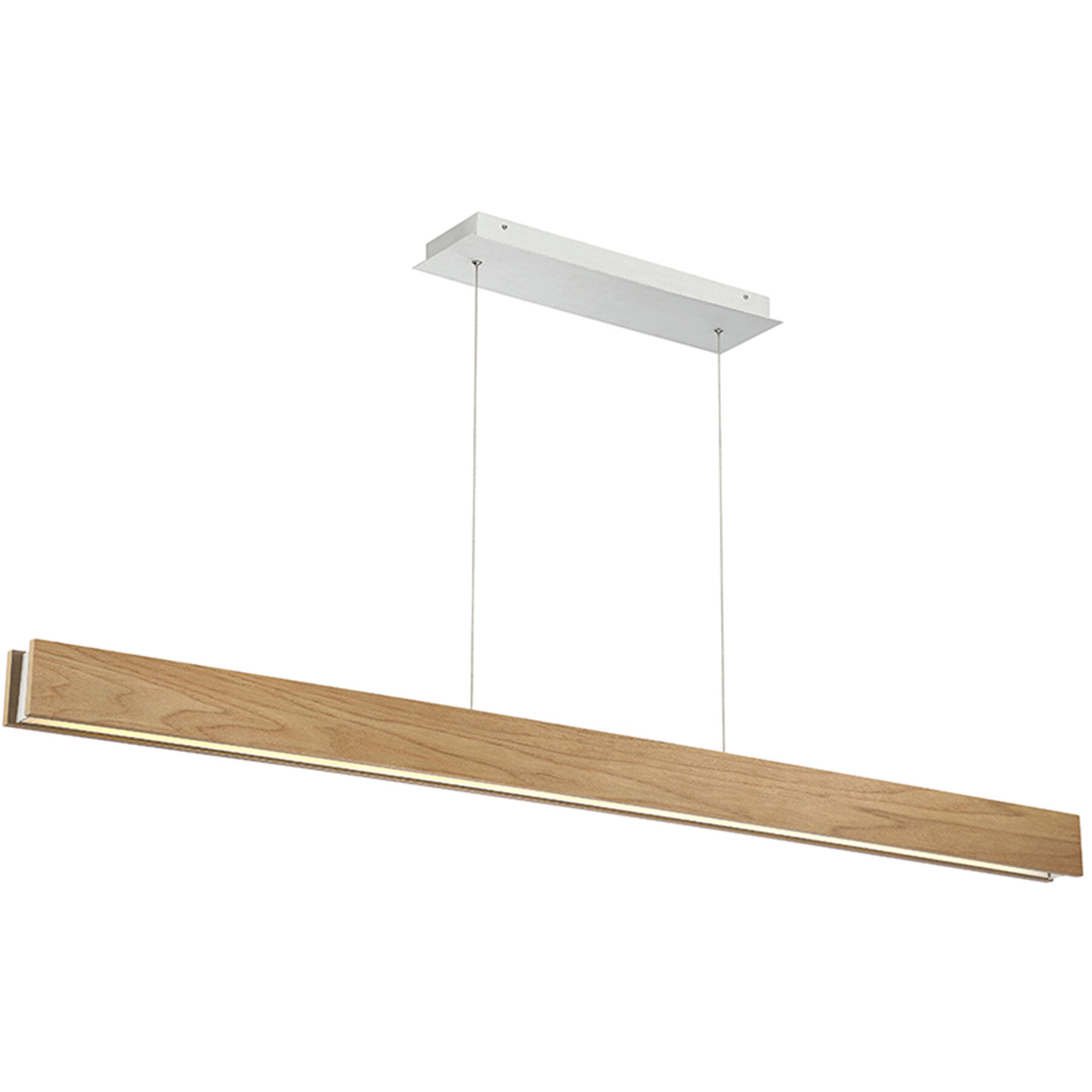 Modern Forms PD-58756-WAL Drift LED 56 inch Walnut Linear Pendant ...