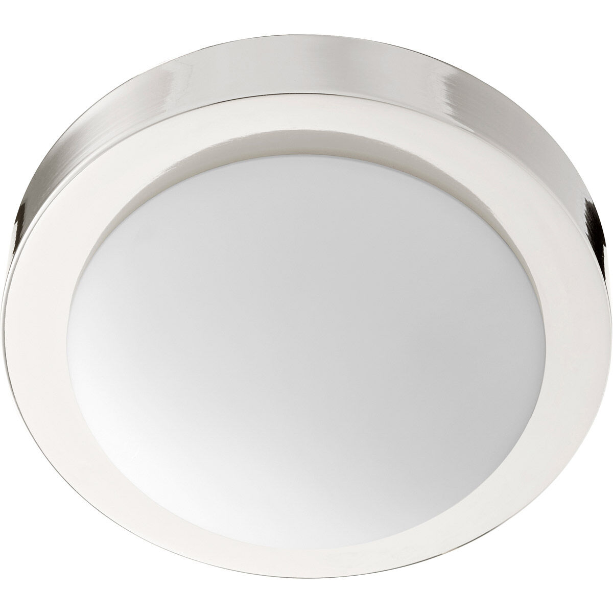 Quorum 3505-9-62 Contempo 1 Light 9 inch Polished Nickel Flush Mount ...