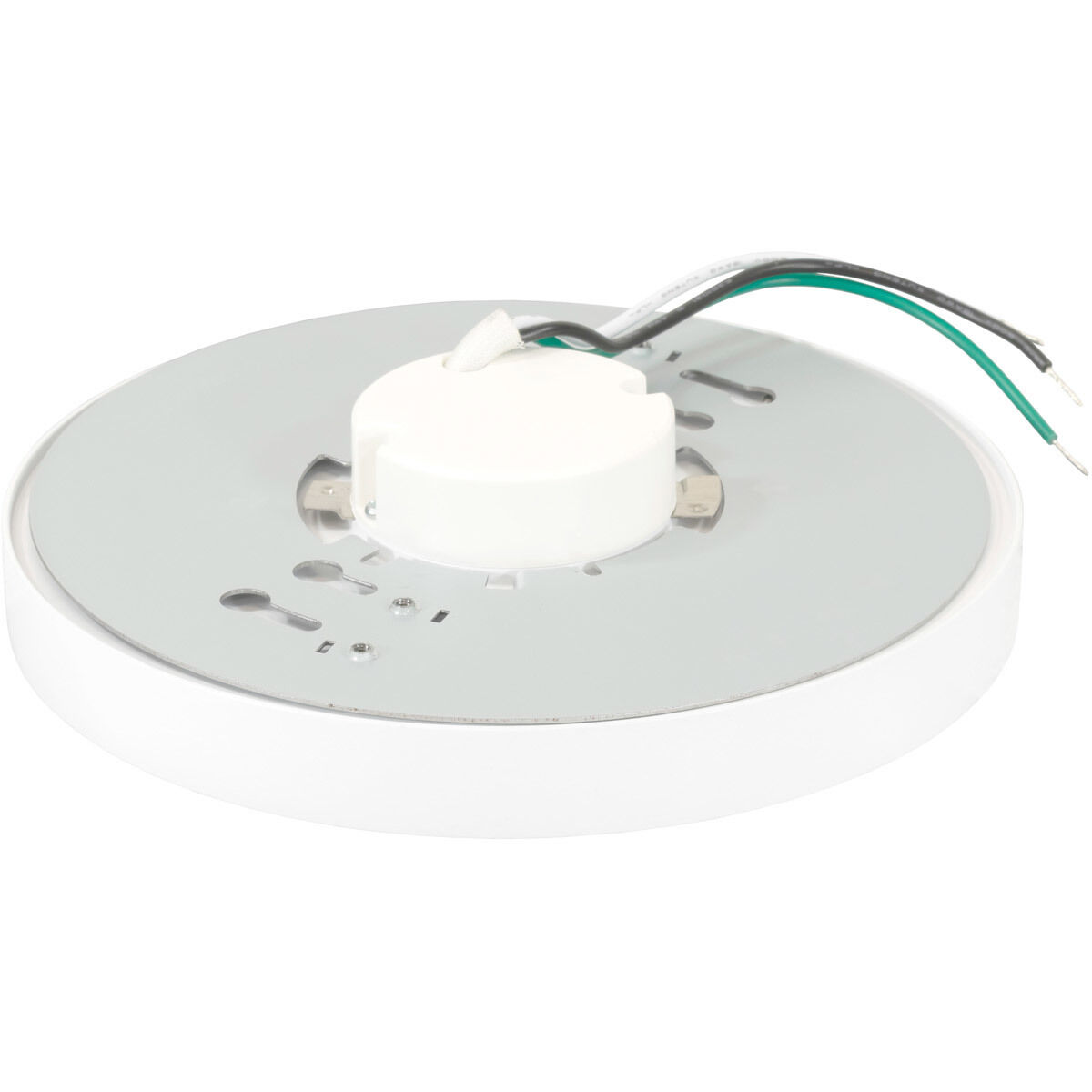 Jesco CM404RA-07R-3090-WH Luke LED 7 inch White Flush Mount Ceiling Light