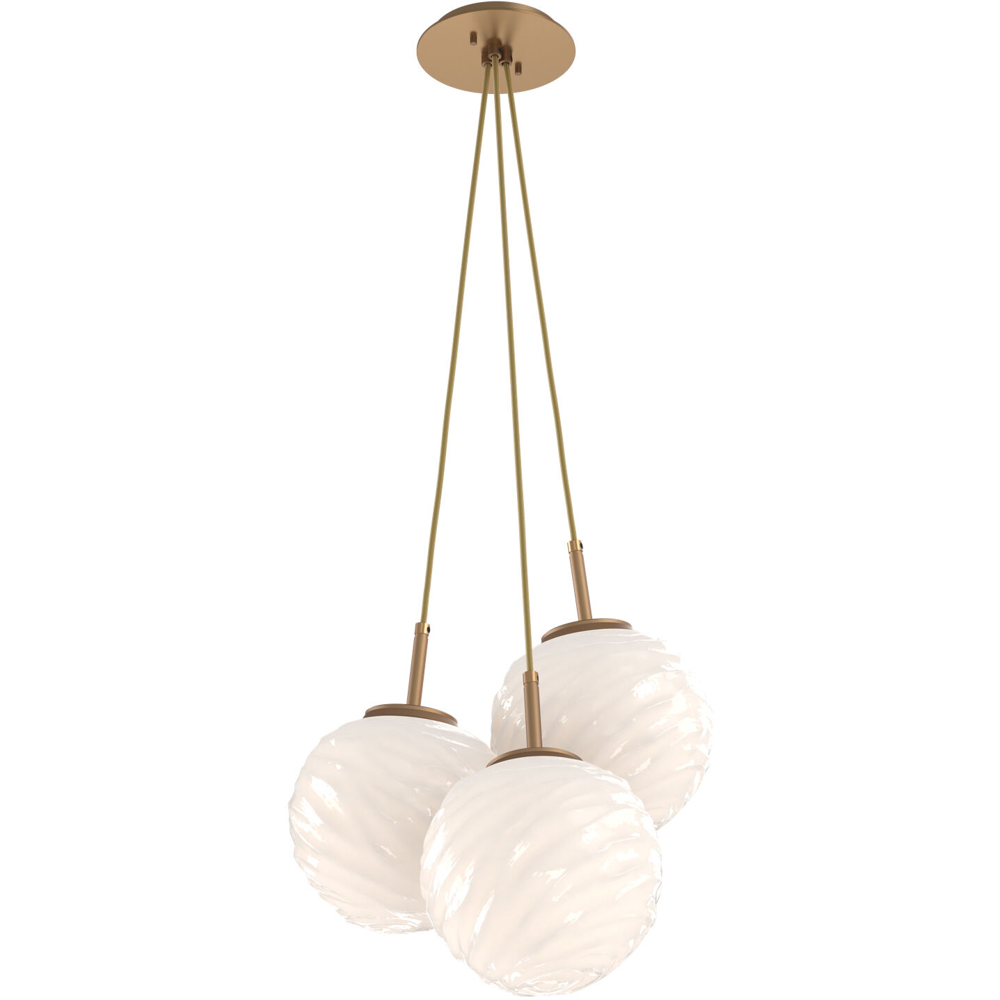 Hammerton Studio CHB0092-0E-NB-WL-C01-L3 Gaia LED Novel Brass Multi ...