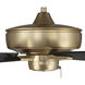 Craftmade S60SB5-60BWNFB Super Pro 60 inch Satin Brass with Black ...