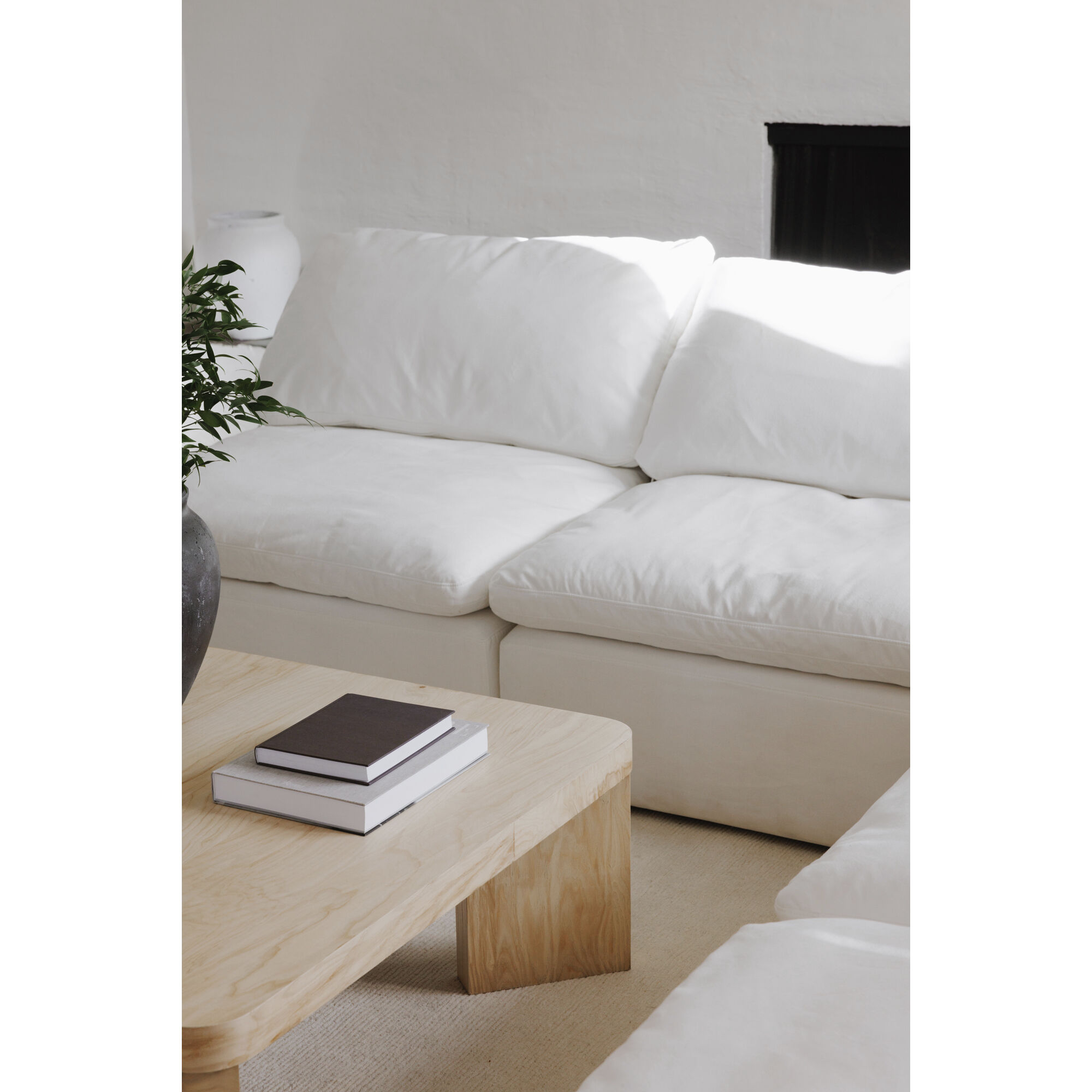 Oregon Square Coffee Table Light Brown