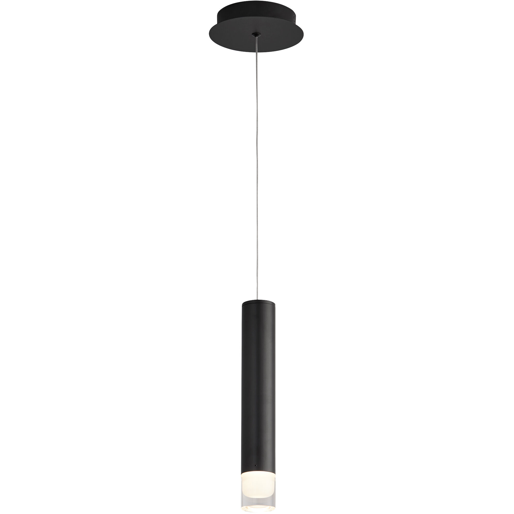 Alarum LED 2 inch Black Pendant Ceiling Light