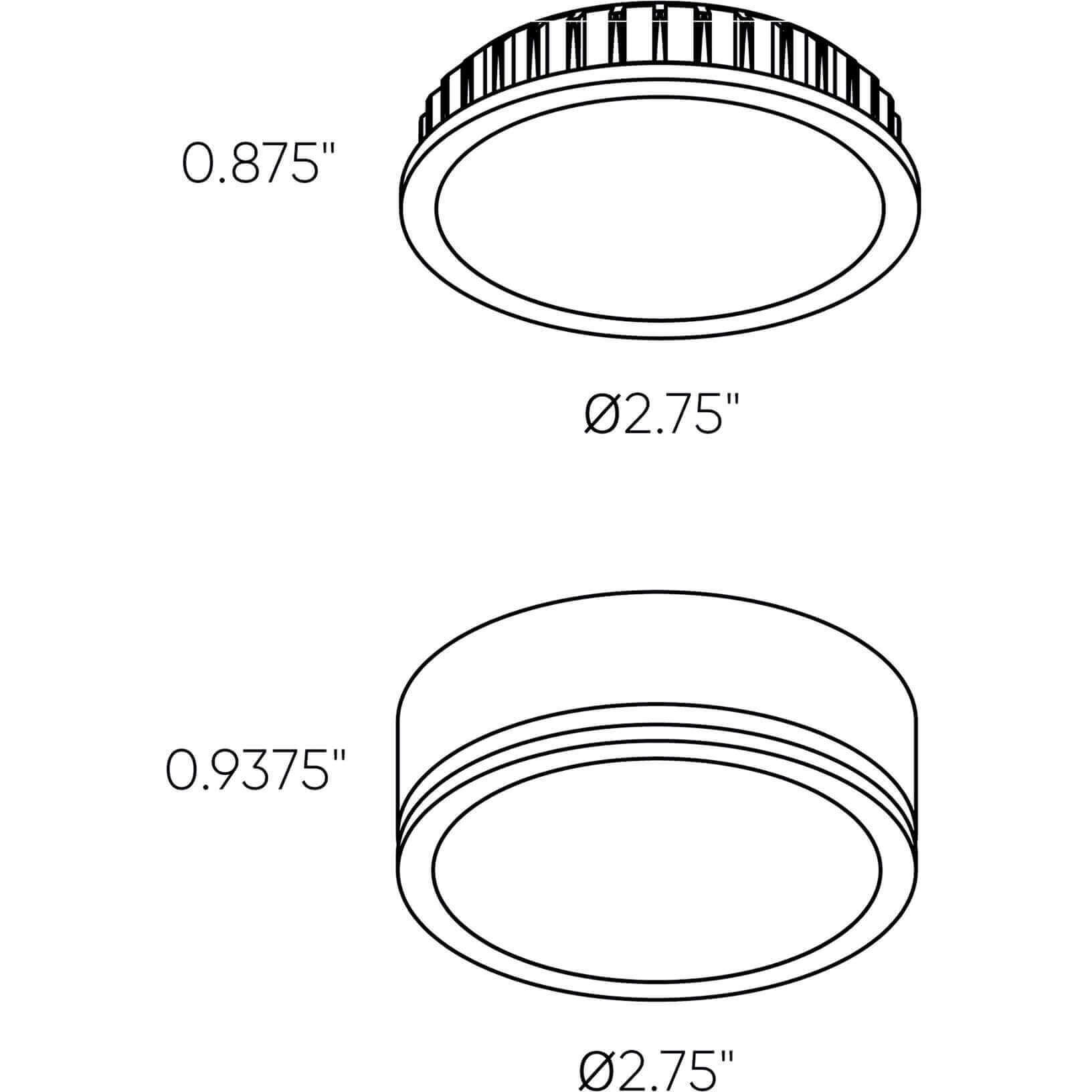 DALS Lighting 6001-WH Power-Led Puck White Puck, Under Cabinet