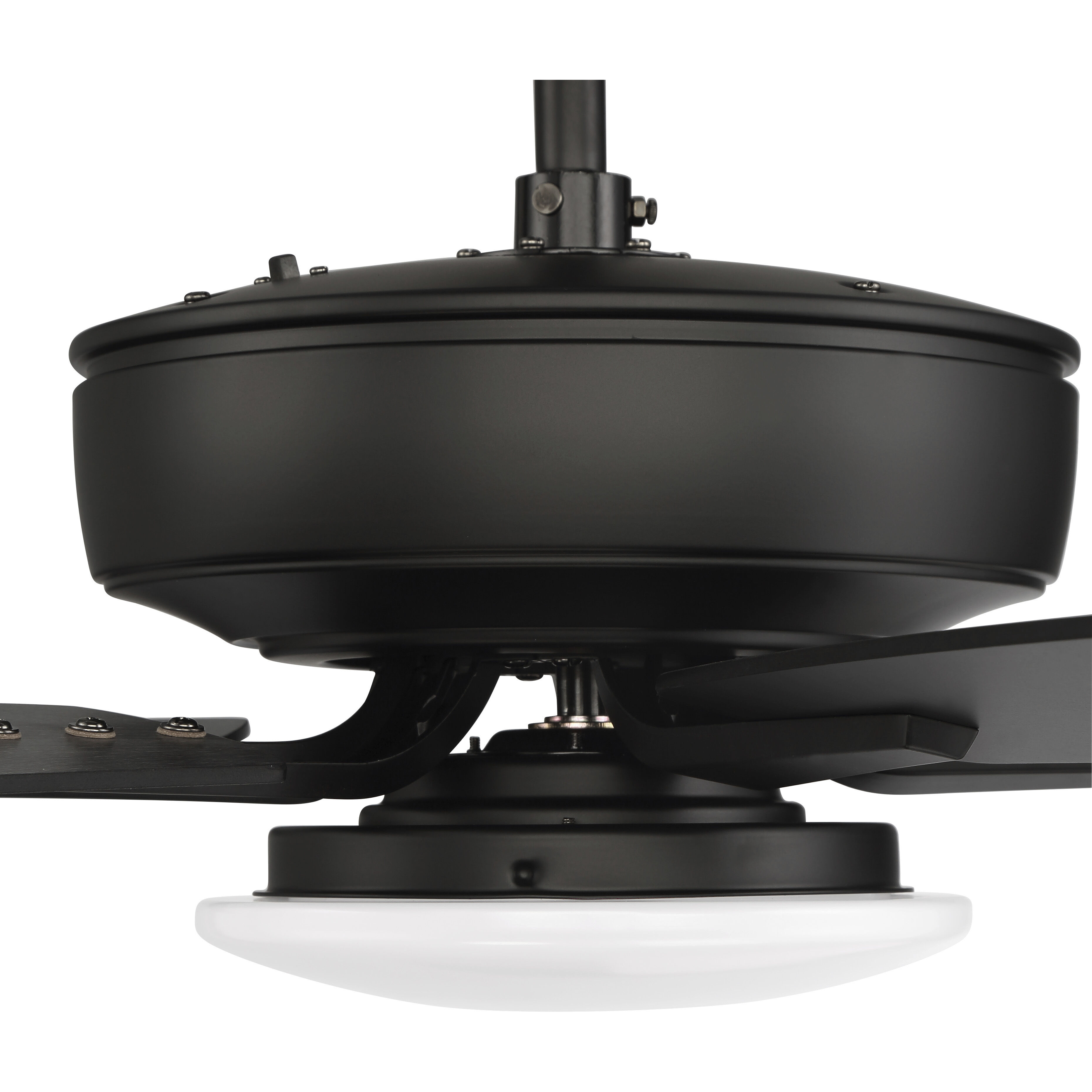 Craftmade P112FB5-52FBGW Pro Plus 112 52 inch Flat Black with Flat ...