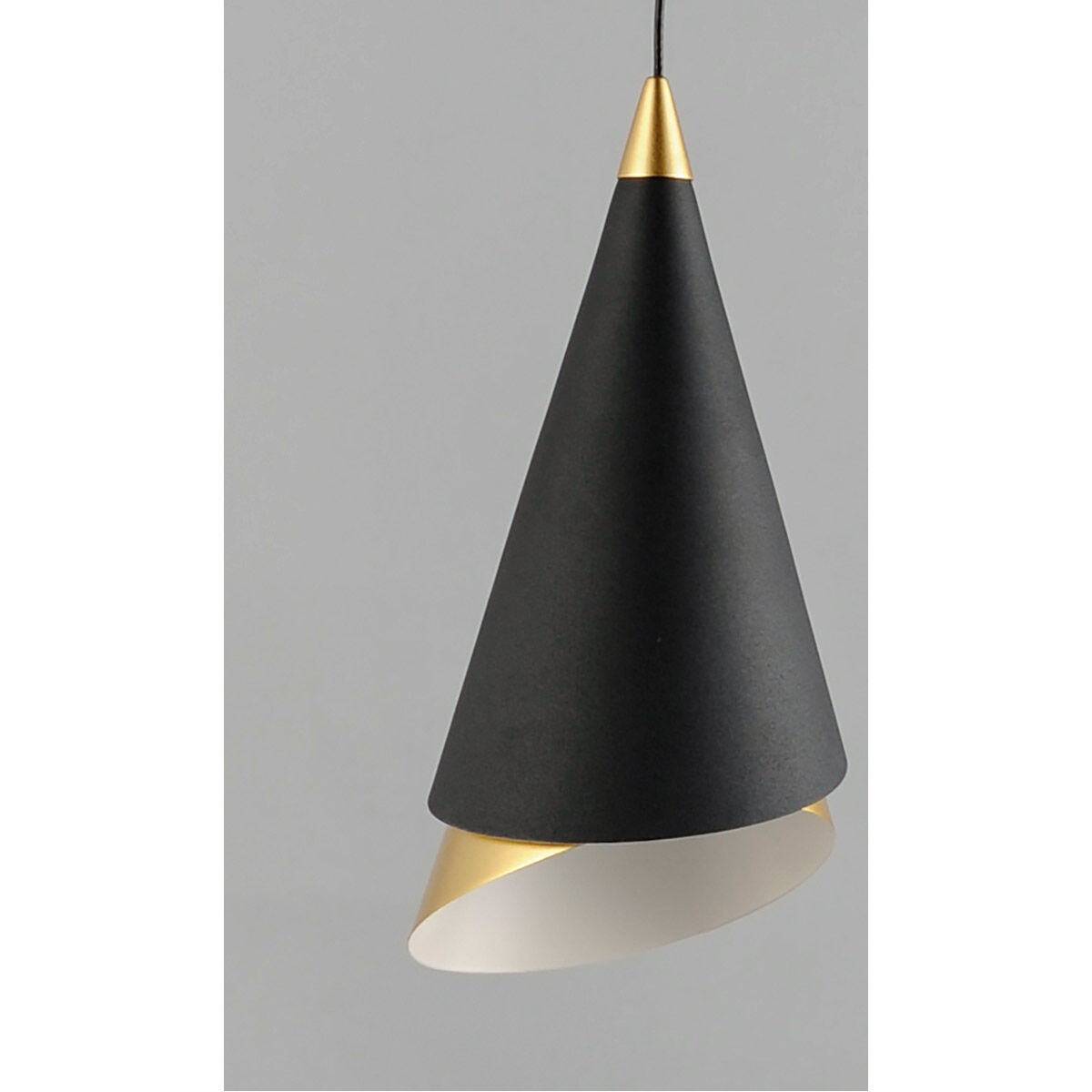 ET2 E21441-BKMG Mermaid LED 4.75 inch Black and Metallic Gold Mini ...