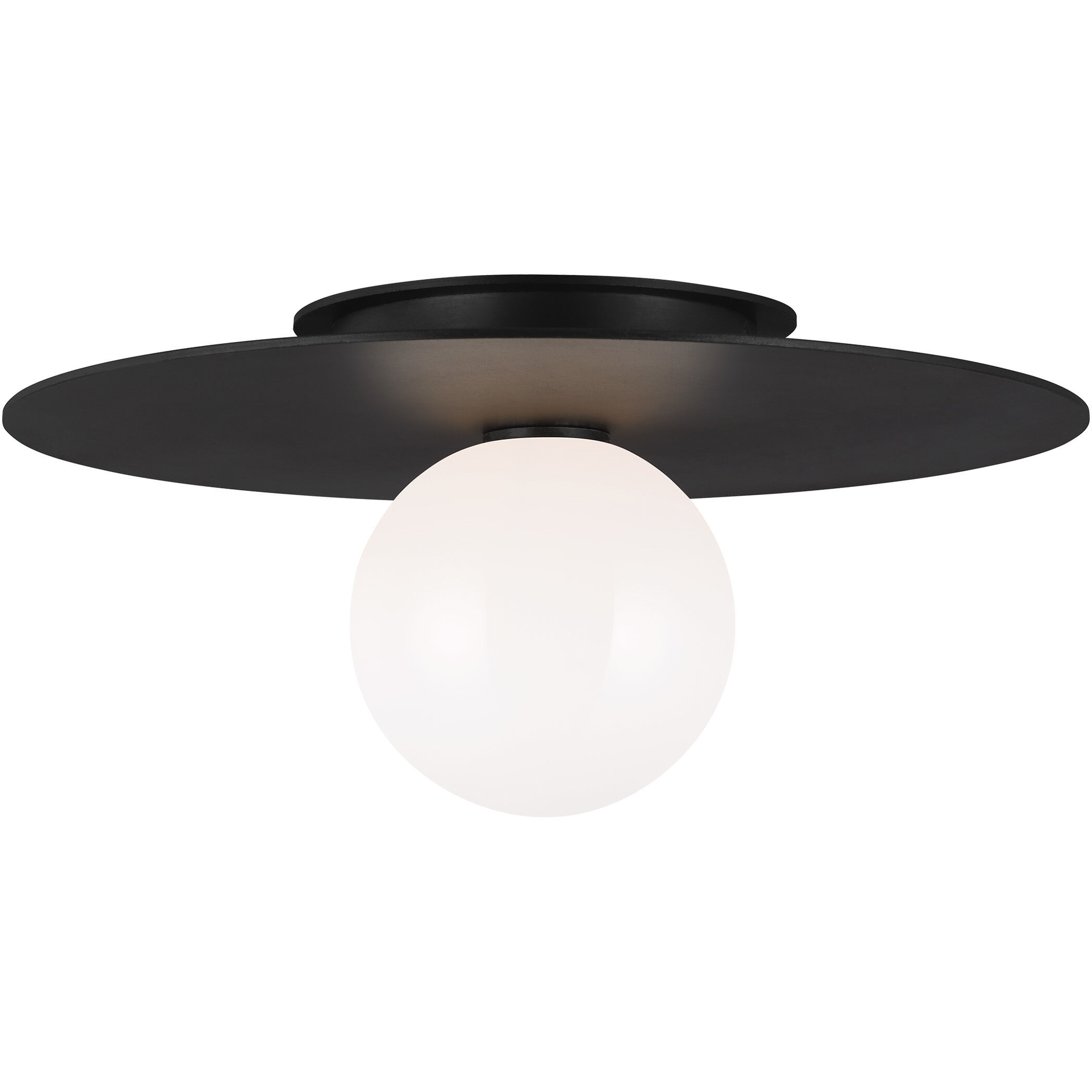 Kelly by Kelly Wearstler Nodes 1 Light 14 inch Midnight Black Flush ...
