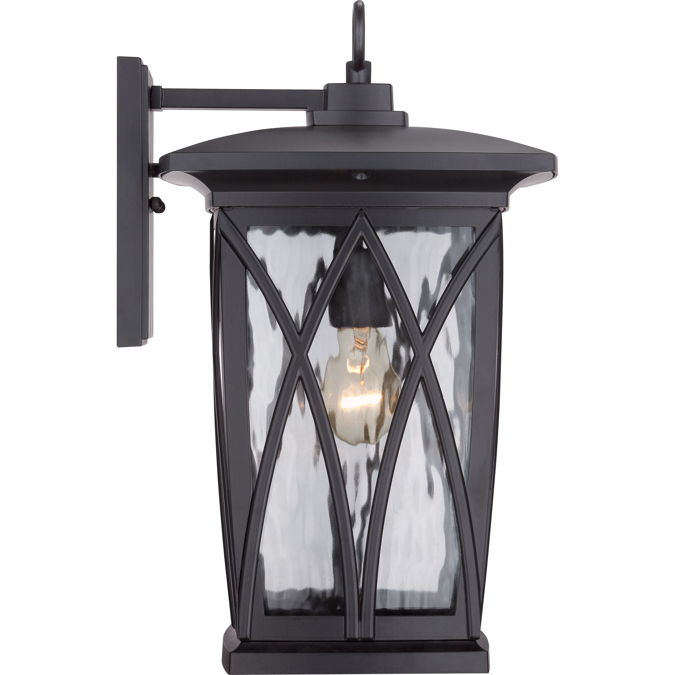 Quoizel GVR8410K Grover 1 Light 18 inch Mystic Black Outdoor Wall Lantern