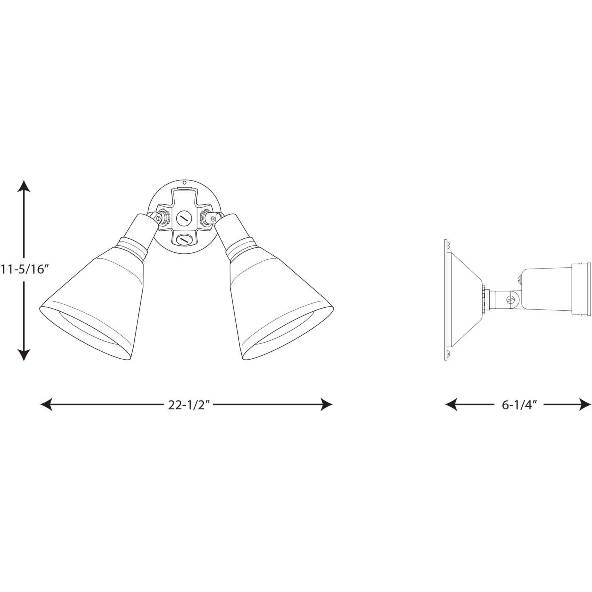 Progress P5203-20 Par Lampholder Outdoor Adjustable Swivel Flood Light ...