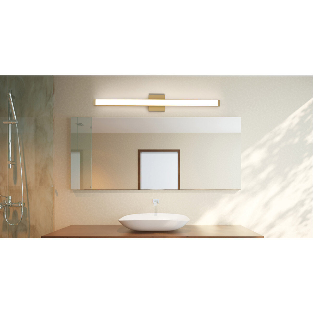 Maxim Lighting 52002BK Spec LED 24 inch Black Bath Vanity Wall Light