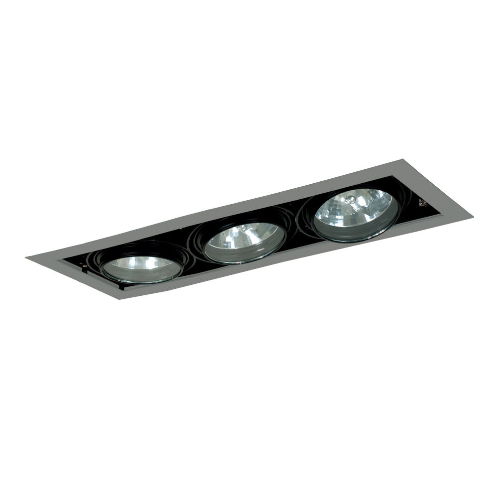 Jesco MGA175-3ESB Signature AR111 Silver & Black Recessed Lighting