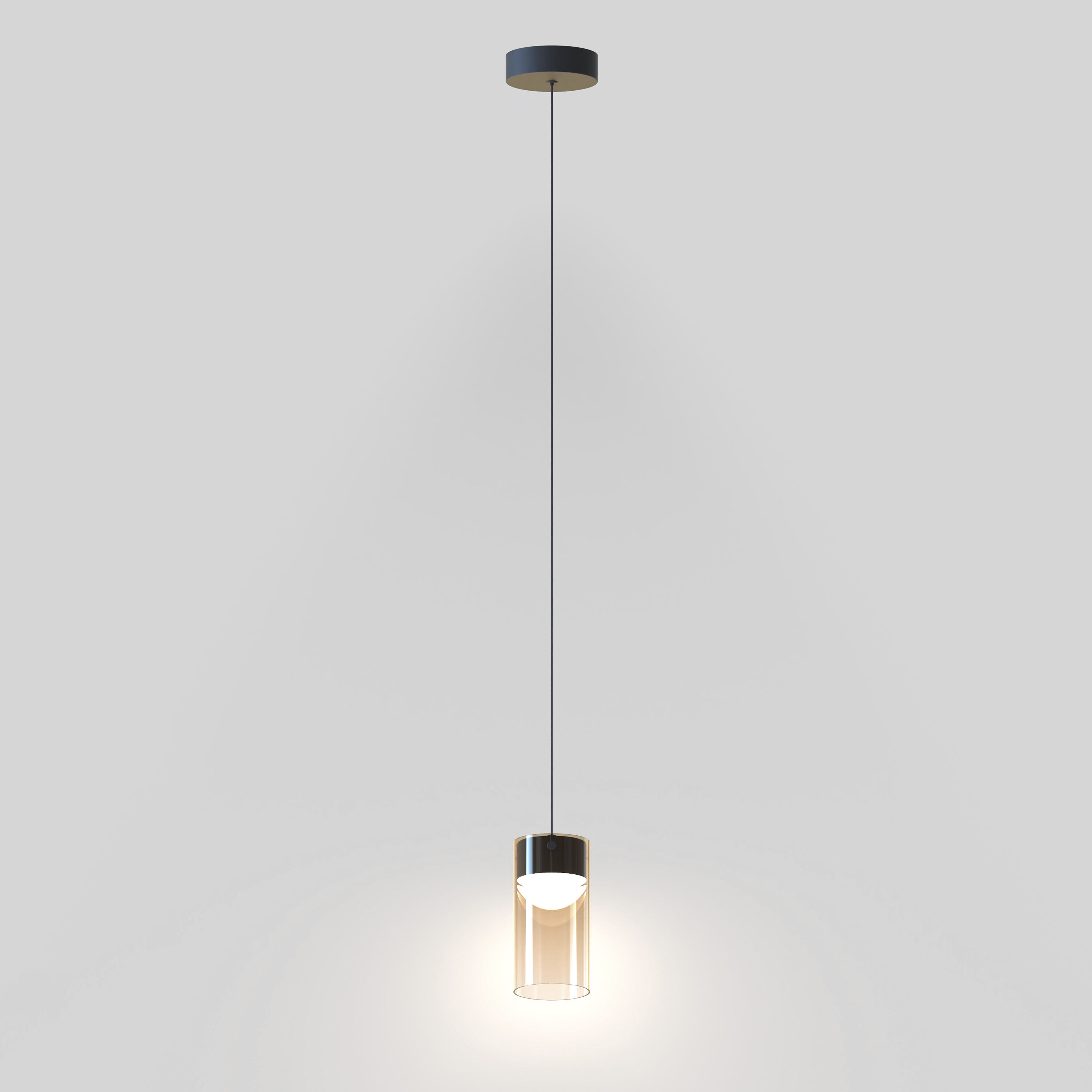 ET2 E21181-05GM Highball LED 4 inch Gunmetal Mini Pendant Ceiling Light