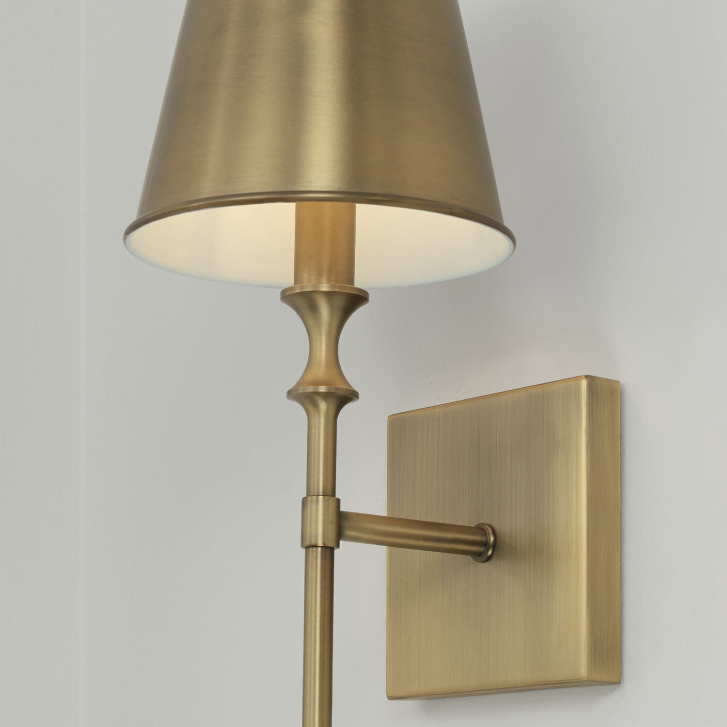 Capital Lighting 649711AD-708 Whitney 1 Light 6.5 inch Aged Brass ...