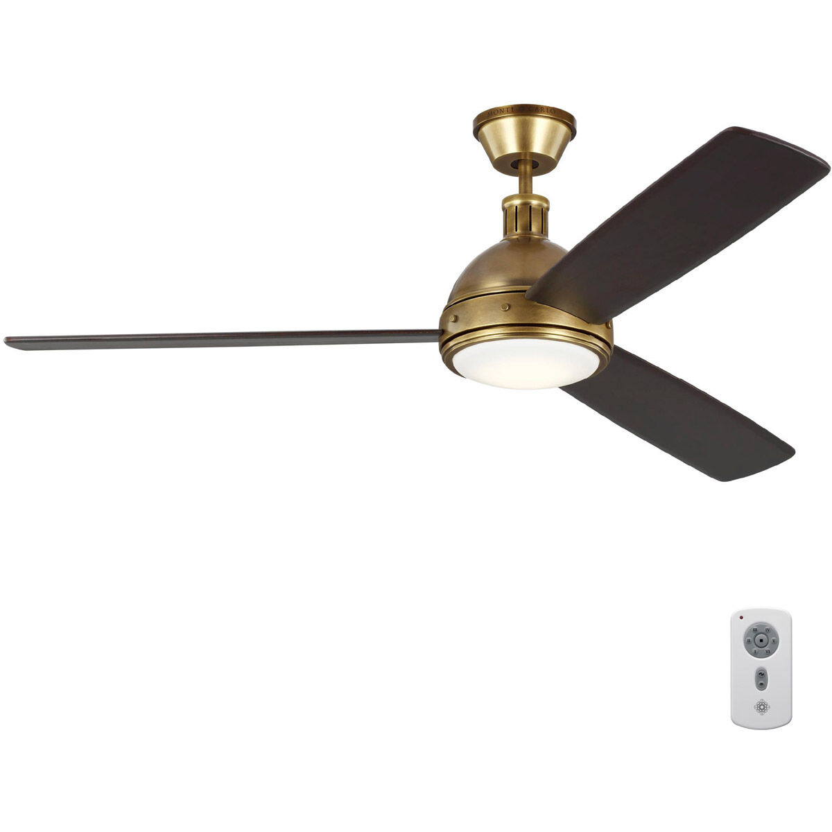 Visual Comfort Fan Collection | Monte Carlo Fans 3HCKR60HABD Hicks 60 ...