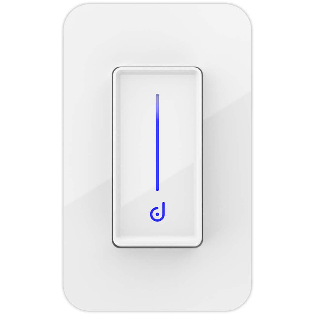 DALS Lighting SM-DIMSW Smart Dimmer 120V White Dimmer, Indoor