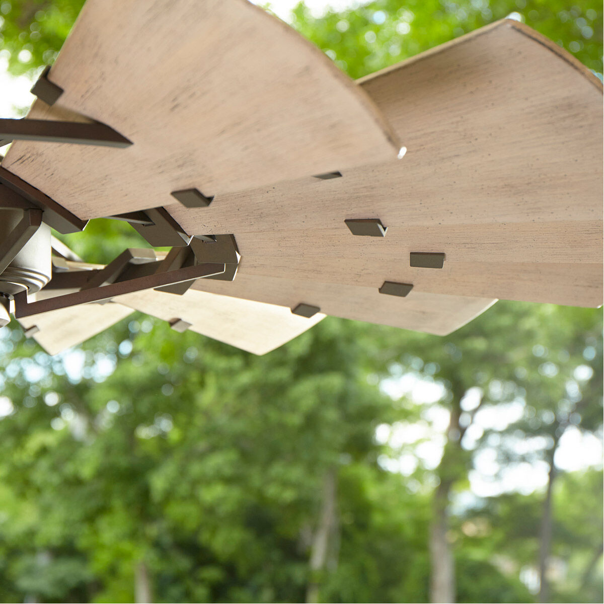 Quorum 196015-86 Windmill 60 inch Oiled Bronze with Weathered Oak ...