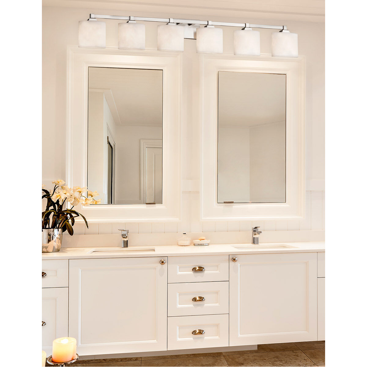 Justice Design CLD-8436-30-NCKL-LED6-4200 Clouds LED 51.5 inch Brushed ...