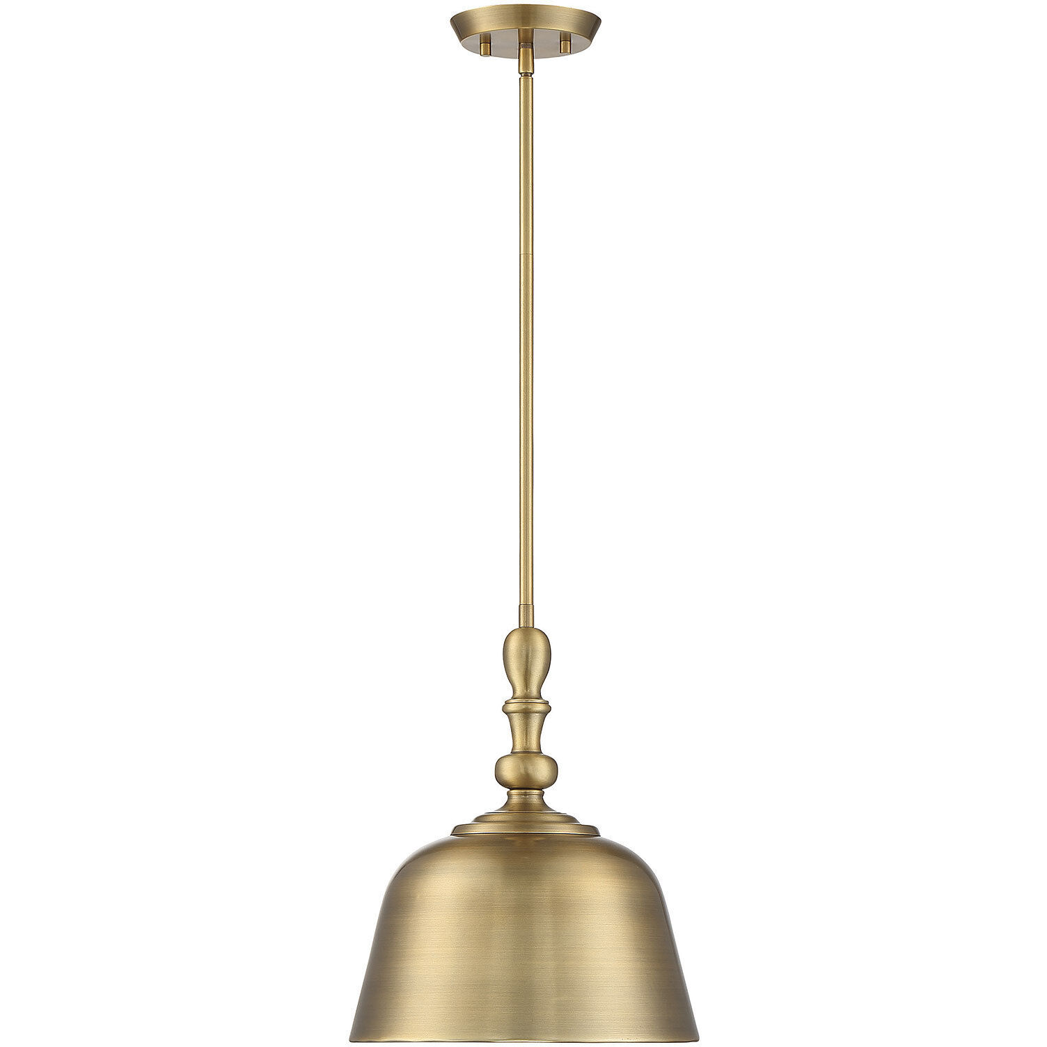 Savoy House 7-3751-1-322 Berg 1 Light 12 inch Warm Brass Pendant ...