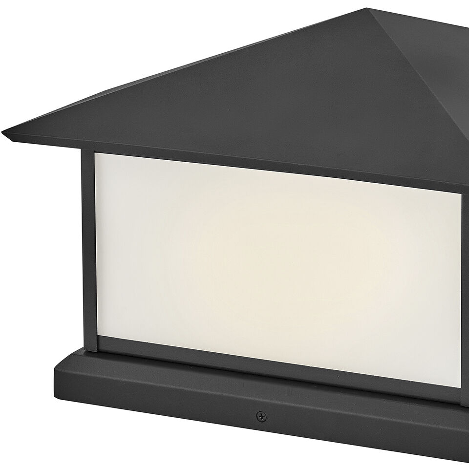 Hinkley 28987TK Walter 2 Light 15 inch Textured Black Outdoor Pier Mount