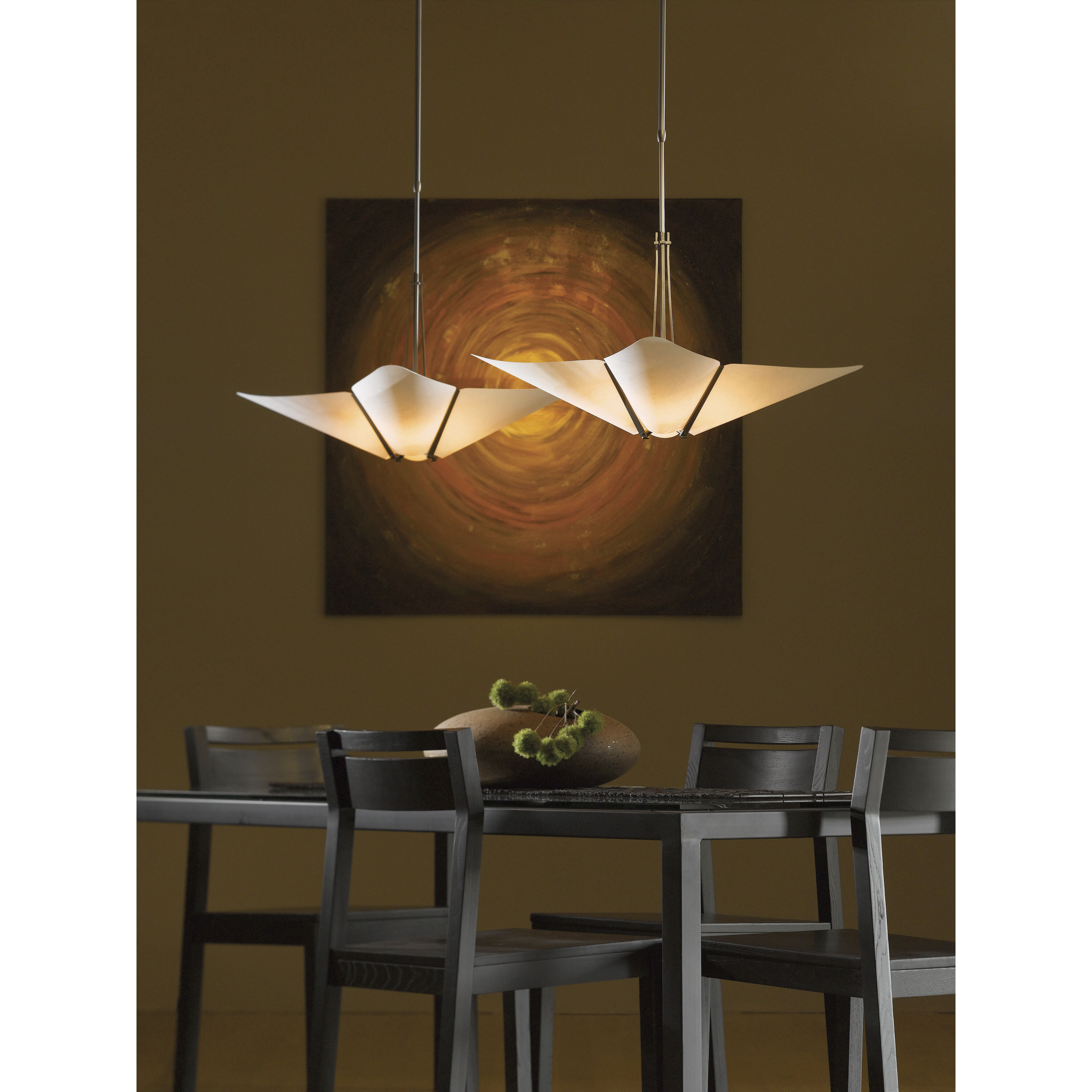 Hubbardton Forge 133305-1127 Kirigami 4 Light 23.7 inch Dark Smoke ...