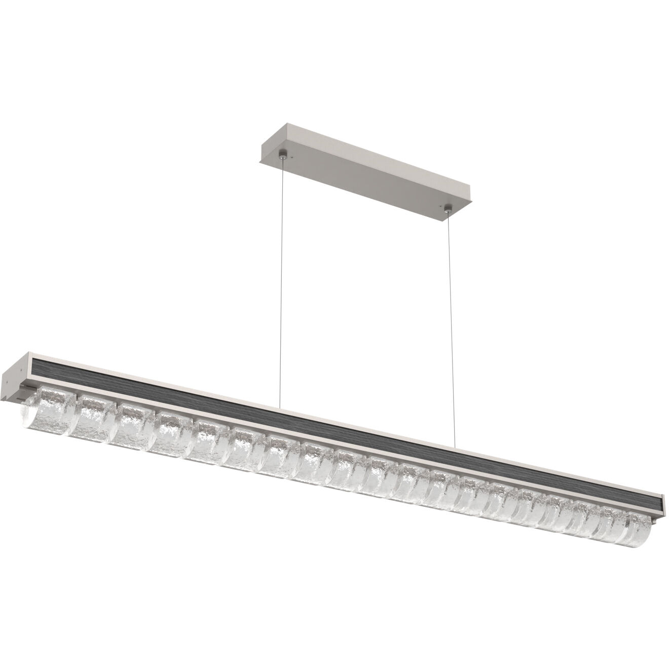 Hammerton Studio PLB0100-60-BS-TO-CA1-L3-W02 Tessera Linear Chandelier ...