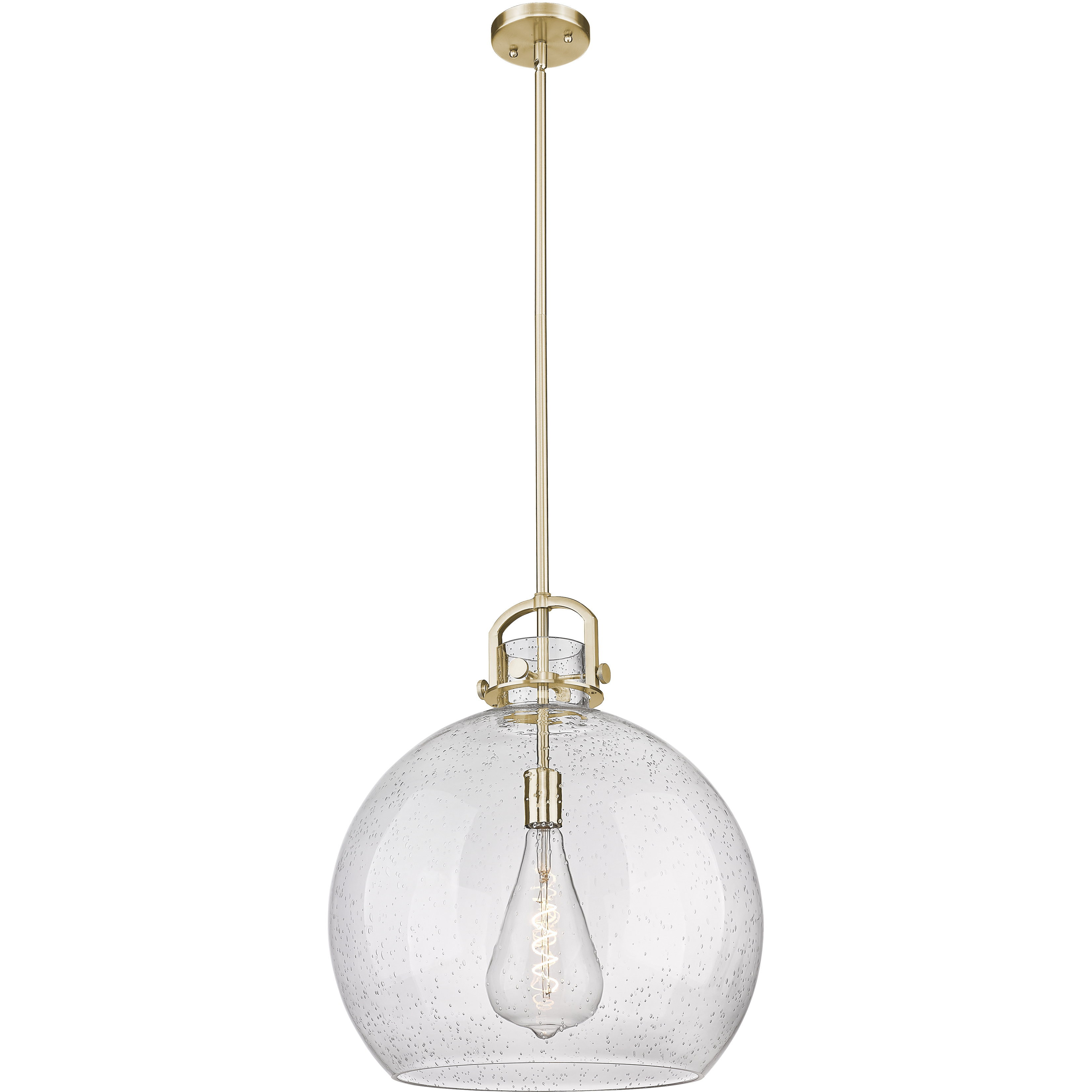 Newton Sphere 1 Light 18 inch Champagne Bronze Pendant Ceiling Light in ...