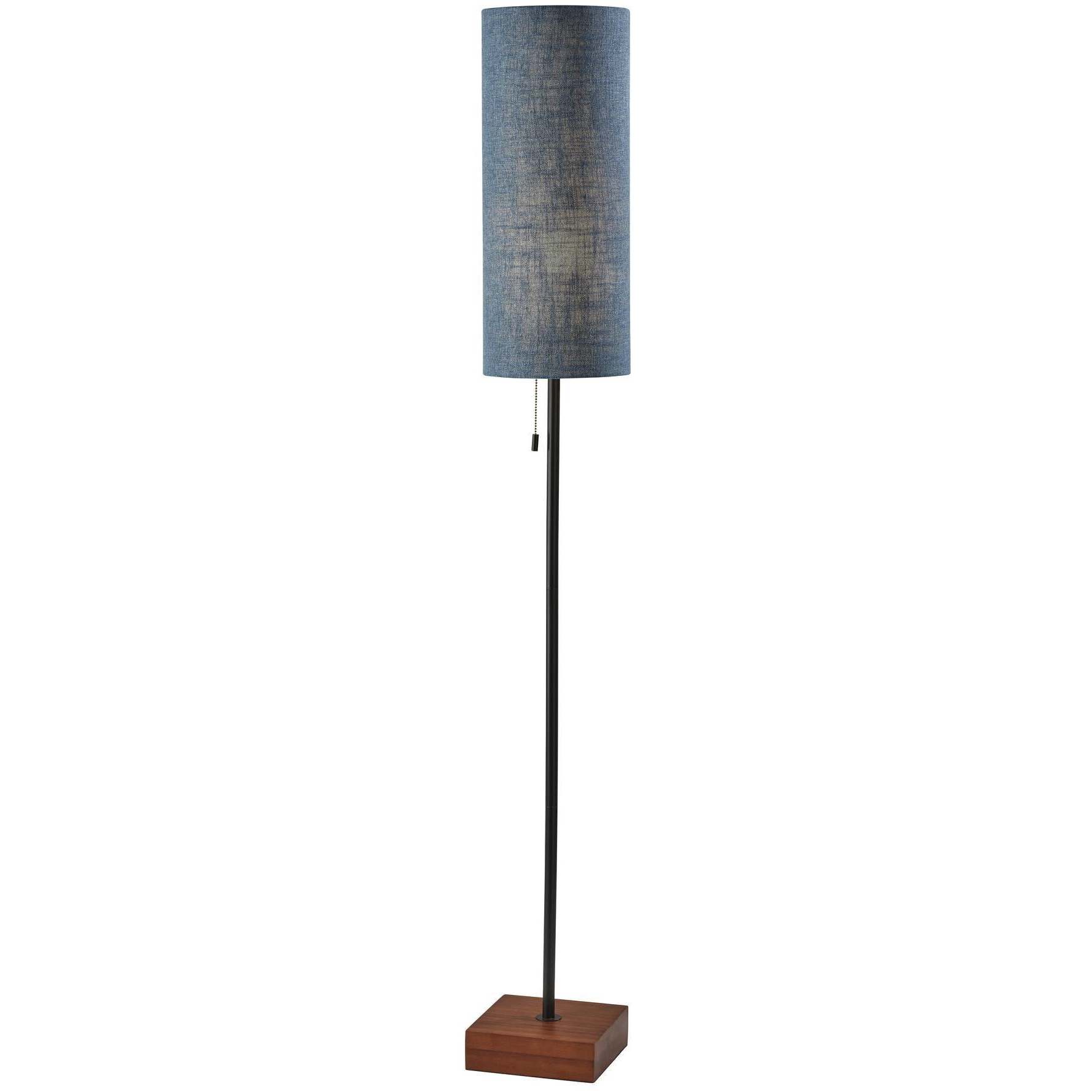 Adesso 1569-07 Trudy 62 inch 100.00 watt Black Floor Lamp Portable ...