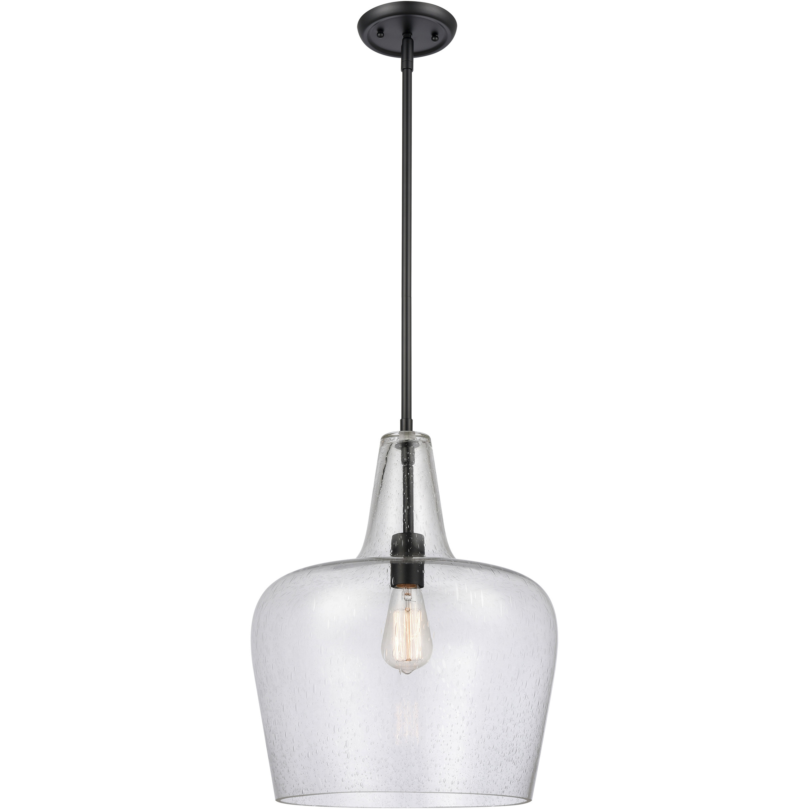 Millennium Lighting 99401-MB Puckette 1 Light 13.75 inch Matte Black ...