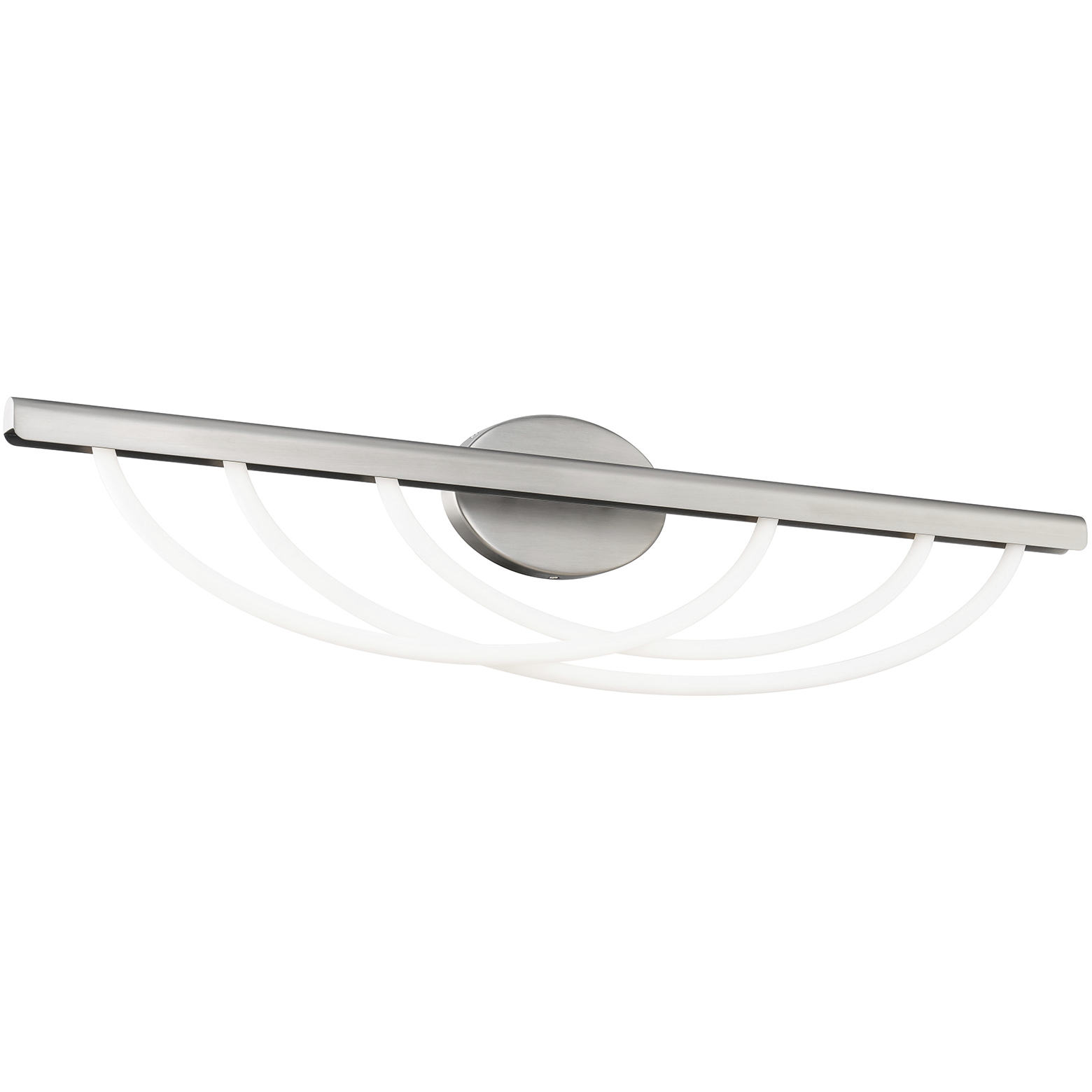 Modern Forms WS-32434-BN Swoop 1 Light 34 inch Brushed Nickel Bath ...