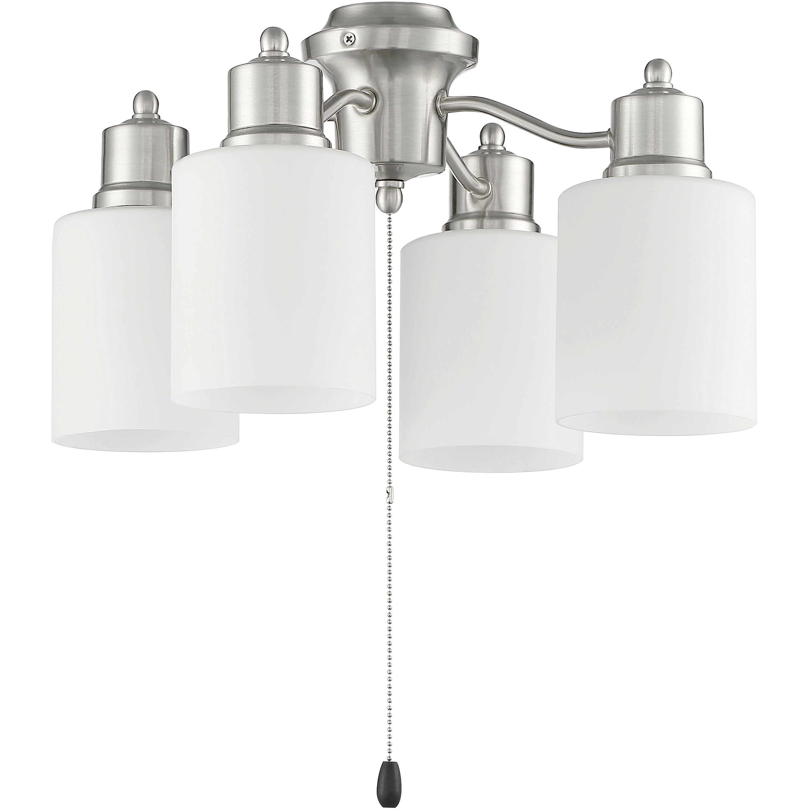 Craftmade LK403107-BNK-WG-LED Universal LED Brushed Polished Nickel Fan ...