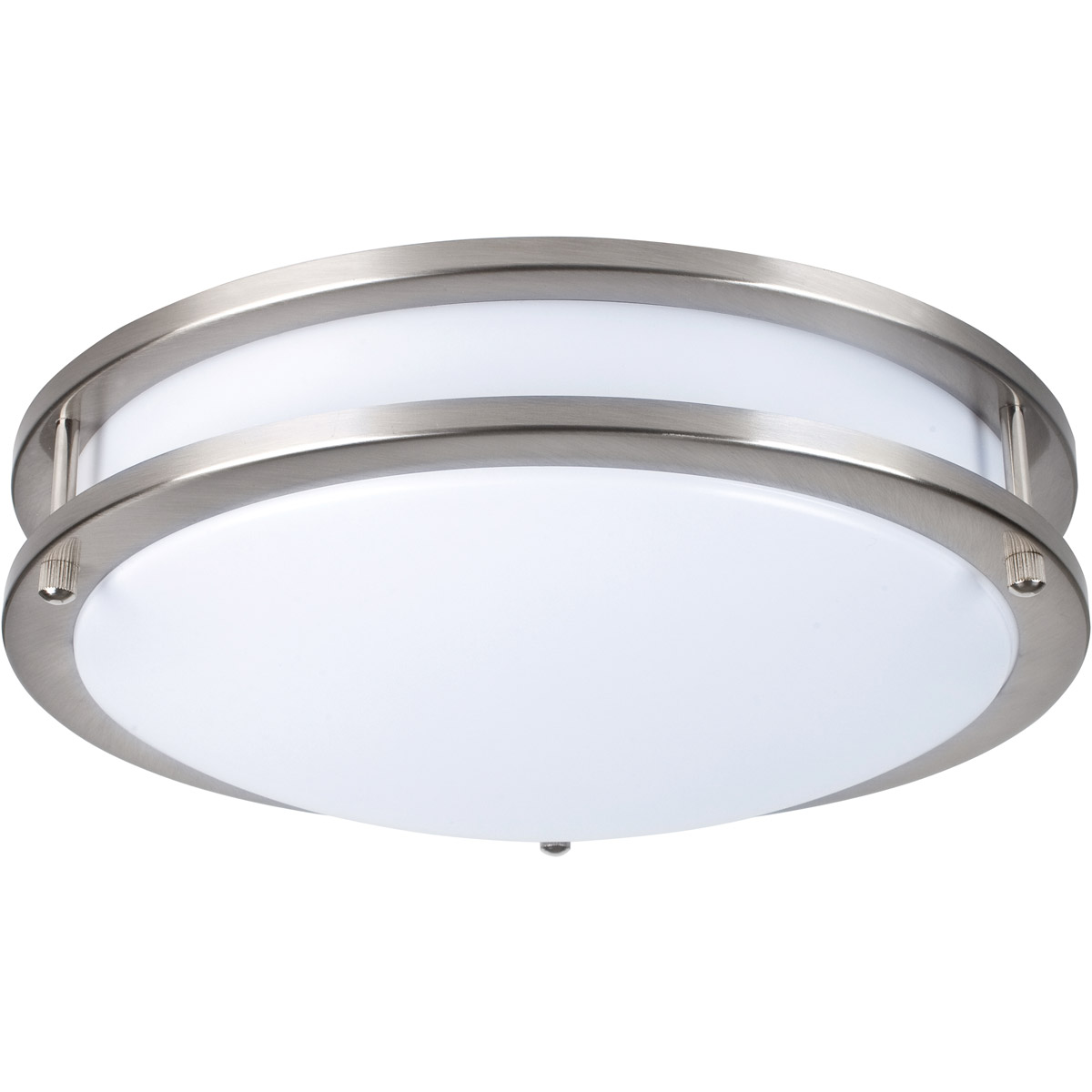 Elitco Lighting CF3202 CF32 Series LED 12 inch Brushed Nickel Flush ...