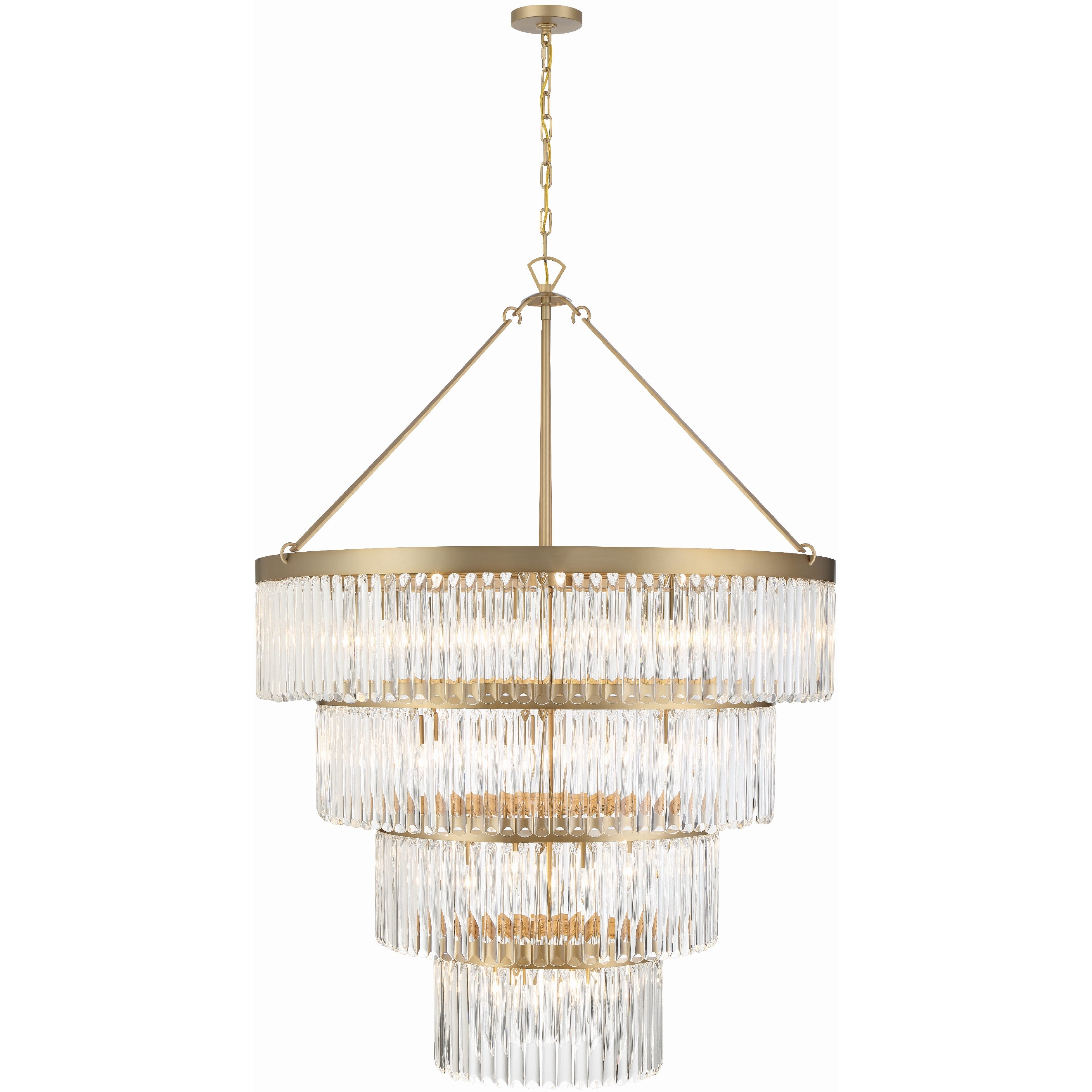 Crystorama EMO-5409-MG Emory 22 Light 40 inch Modern Gold Chandelier ...