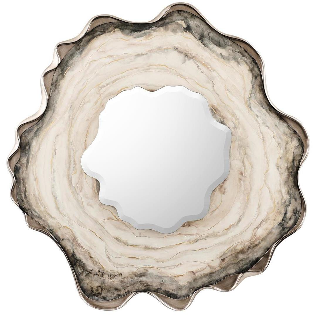 John-Richard JRM-1445 Dirillo 58 X 56.5 inch Grey Agate Mirror