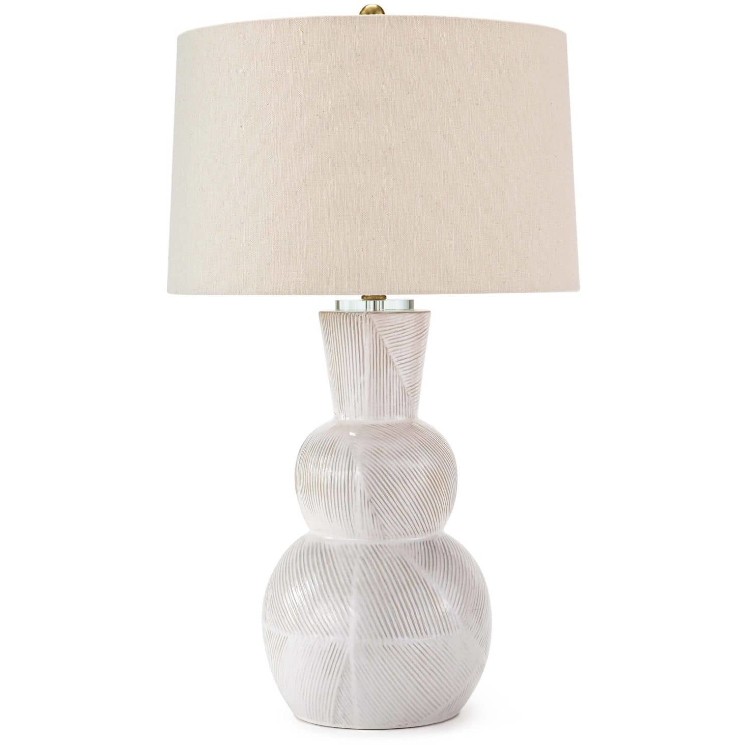 Regina Andrew 13-1332 Hugo 31 inch 150 watt Ivory Grey Table Lamp ...