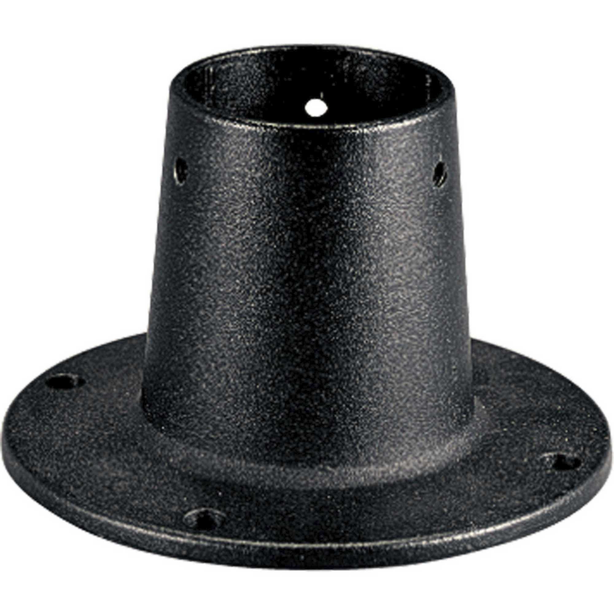 Progress P8748-31 Post Adapter 5 inch Textured Black Outdoor Surface ...