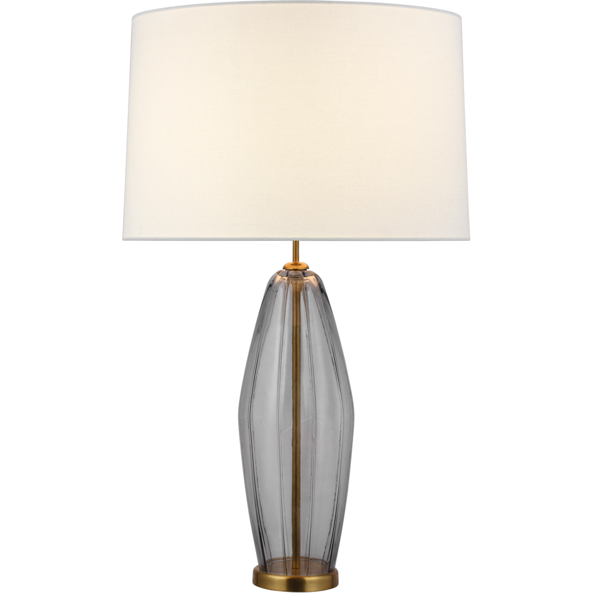 kate spade new york Everleigh 32.5 inch 15 watt Smoked Glass Table Lamp ...