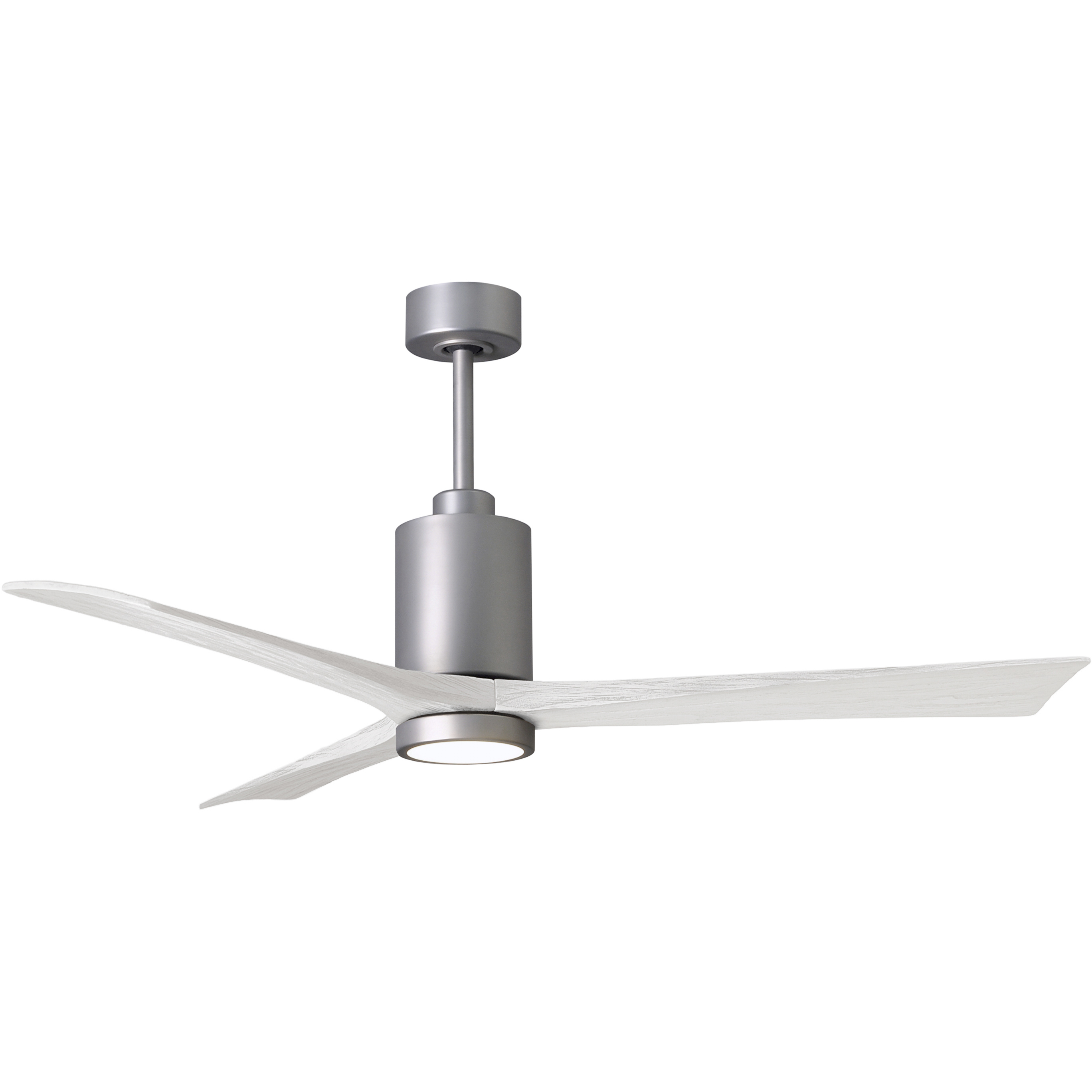 Matthews Fan Co PA3-BN-MWH-60 Atlas Patricia-3 60 inch Brushed Nickel ...