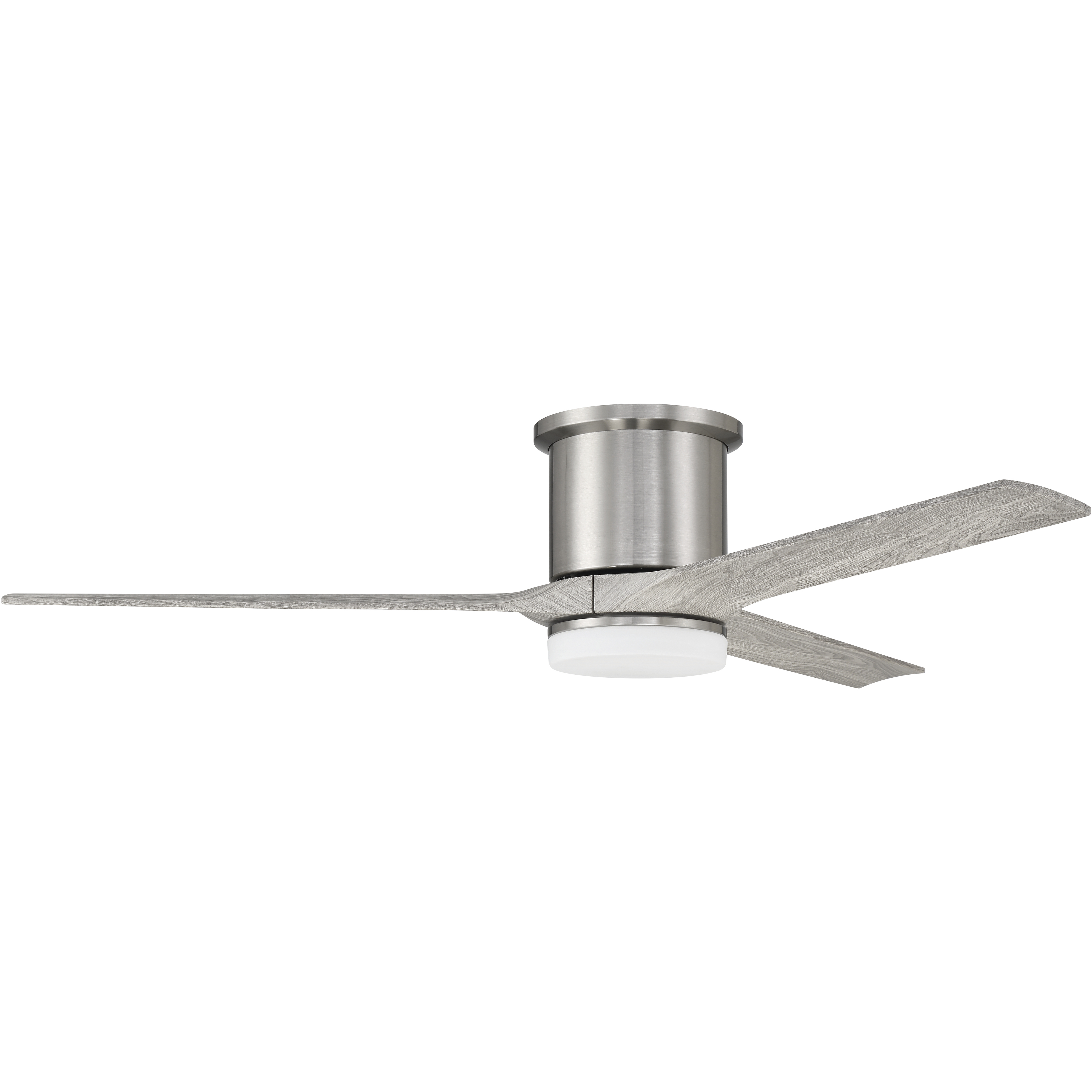 Craftmade BRK60BNK3 Burke 60 inch Brushed Polished Nickel with Greywood ...