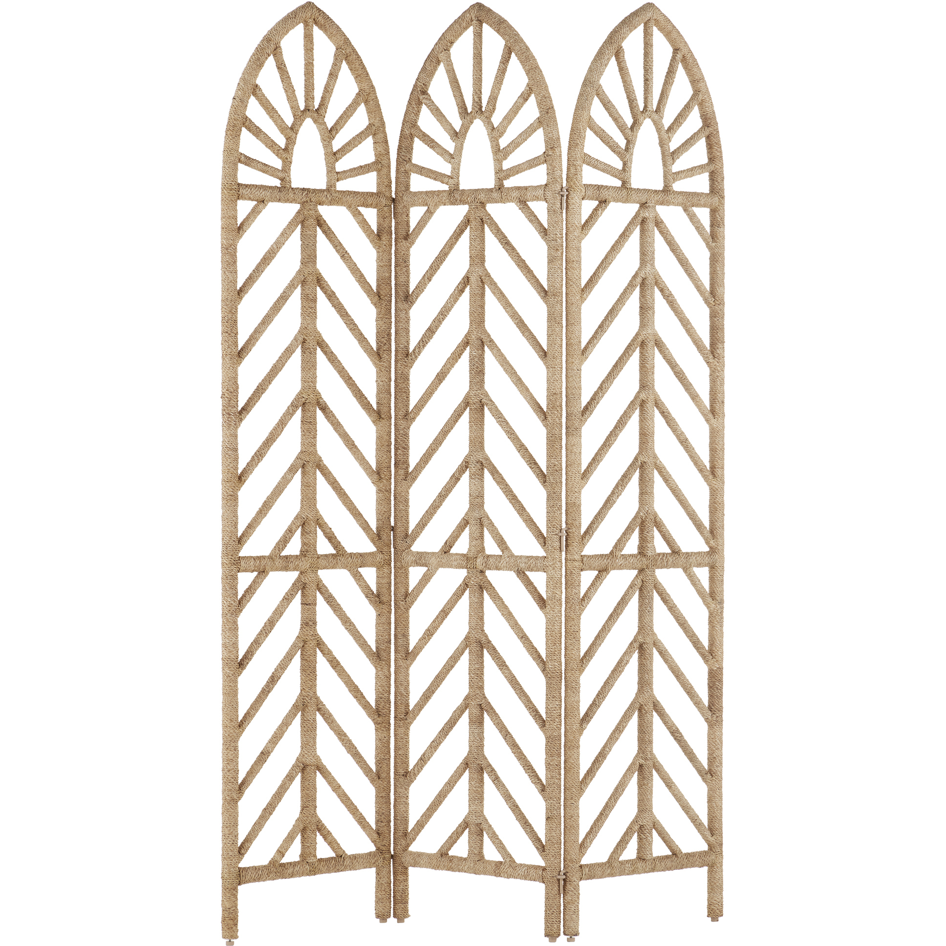 Currey & Company 3000-0166 Samal 76 inch Natural Rope Screen