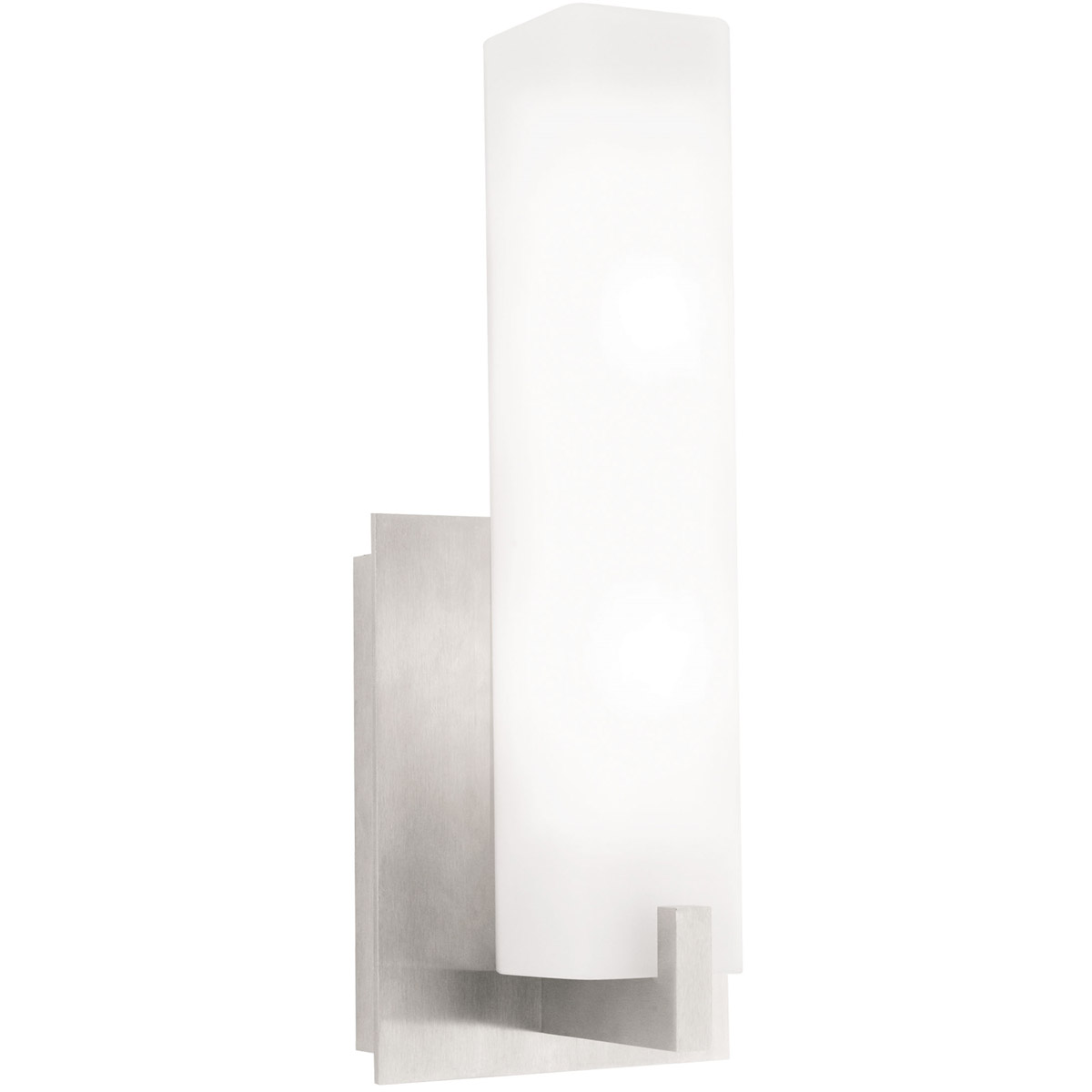 Cosmo LED 4.7 inch Satin Nickel ADA Wall Light in LED 2700K 277V, Frost ...