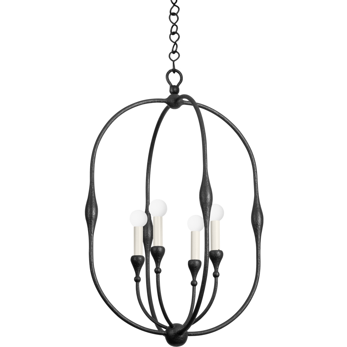Hudson Valley 3220-AI Baltic 4 Light 20.25 inch Aged Iron Indoor ...