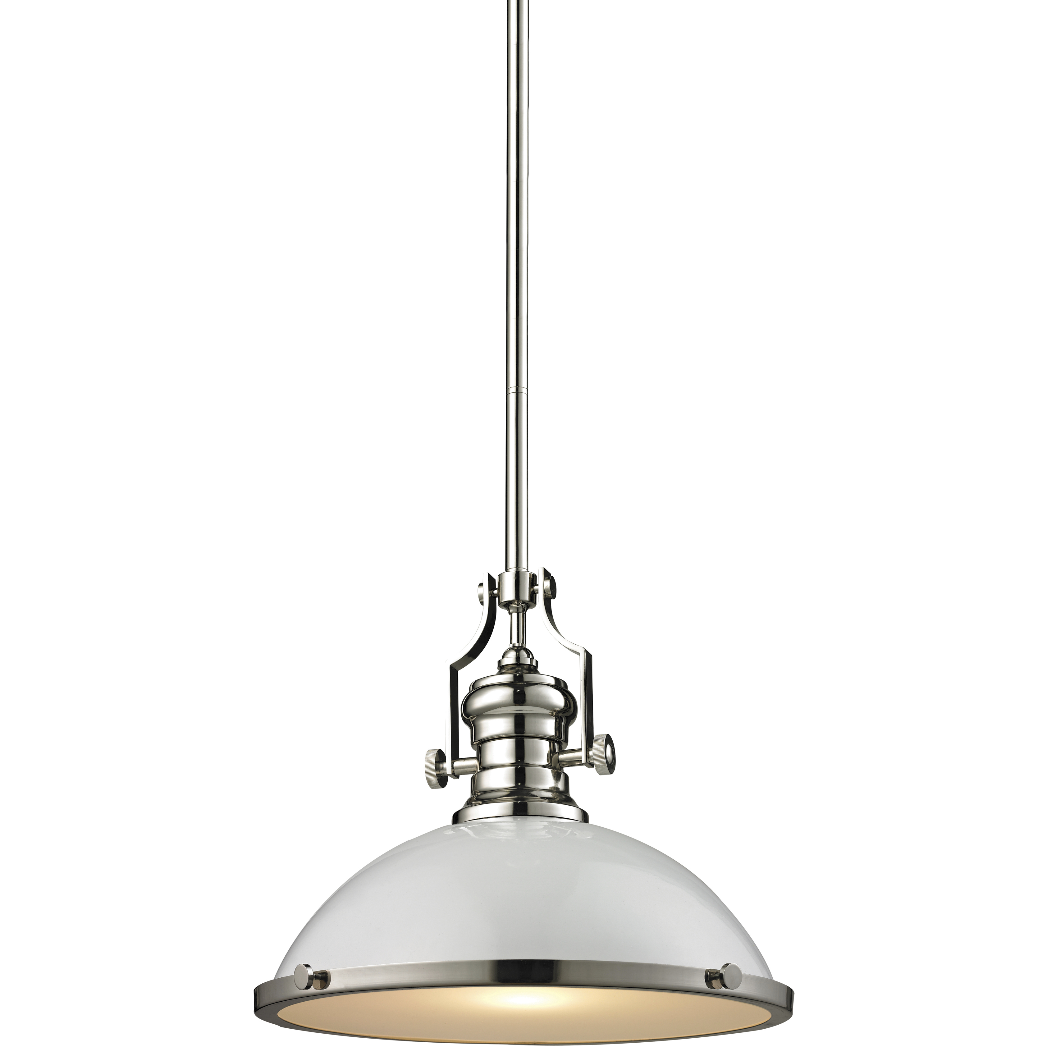 Chadwick 1 Light 17 inch Polished Nickel Pendant Ceiling Light