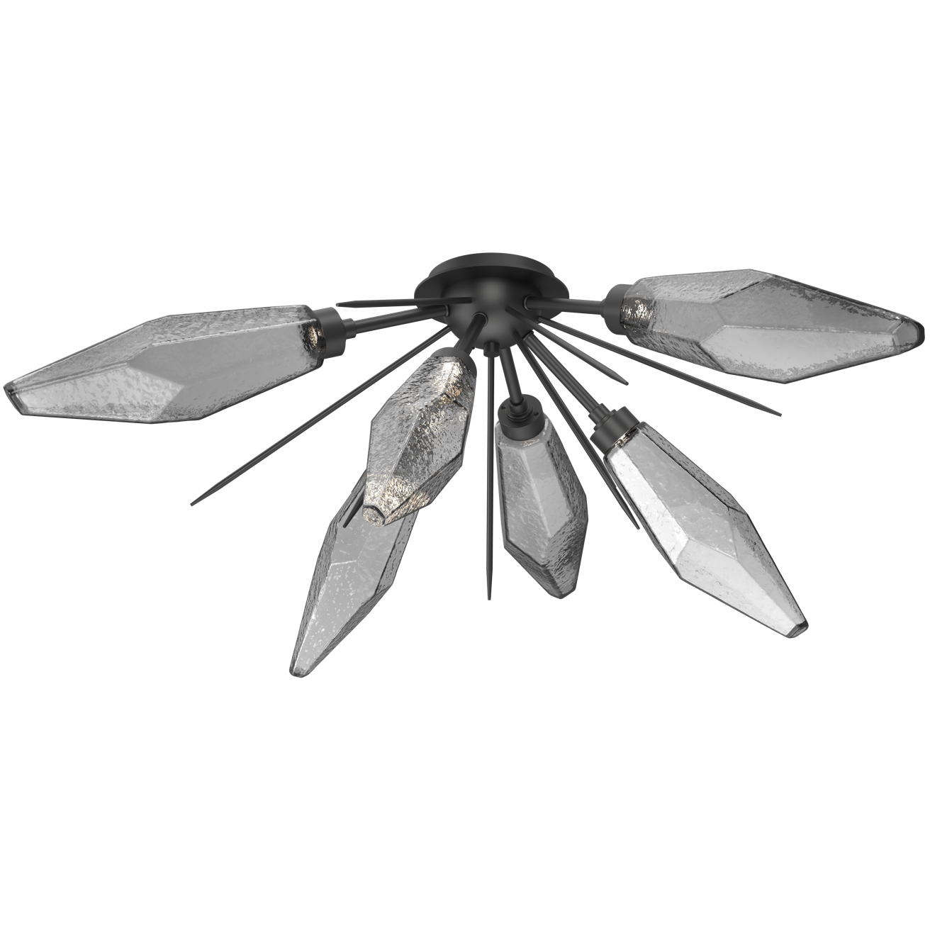 Hammerton Studio CLB0050-02-MB-CS-L3 Rock Crystal LED 39.5 inch Matte ...