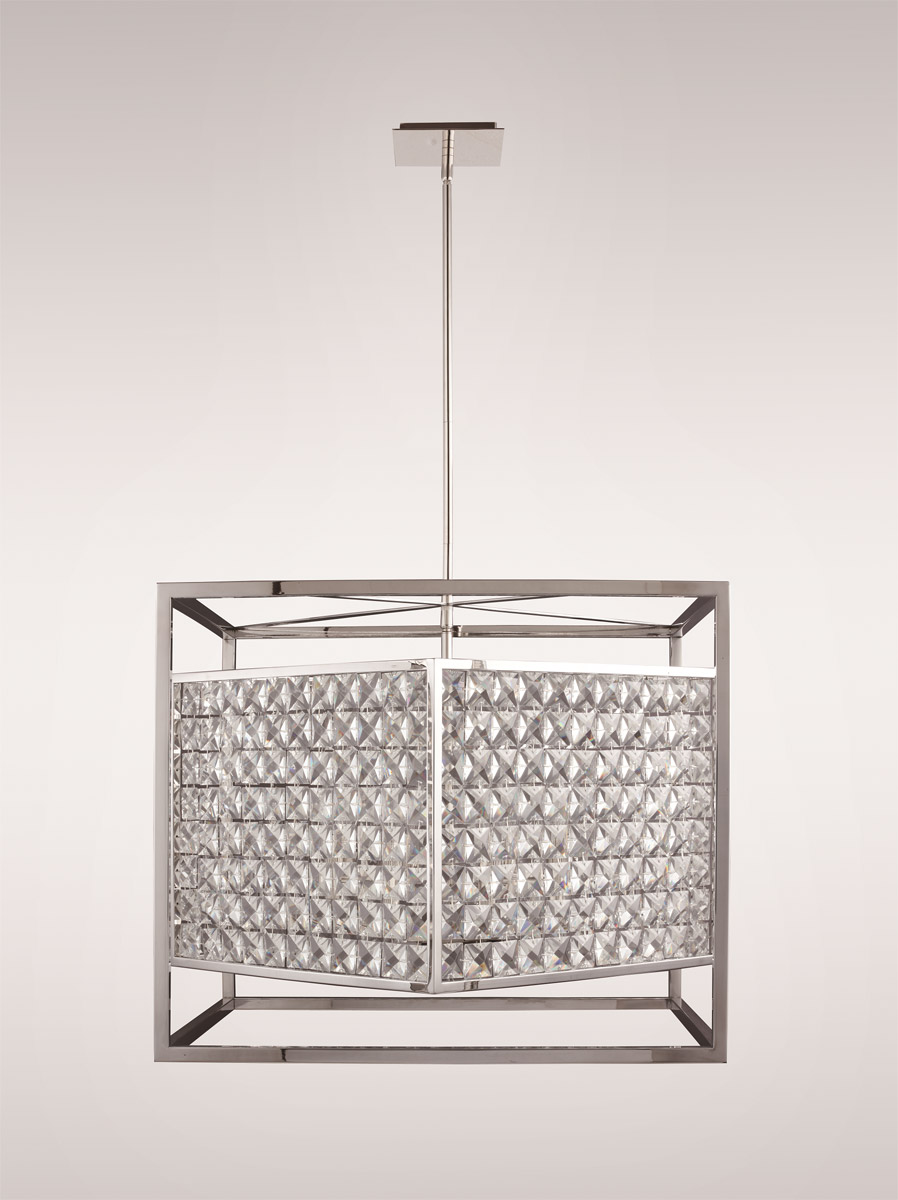 Zeev Lighting CD10077/8/SS Struttura 8 Light 23.25 inch Stainless Steel ...